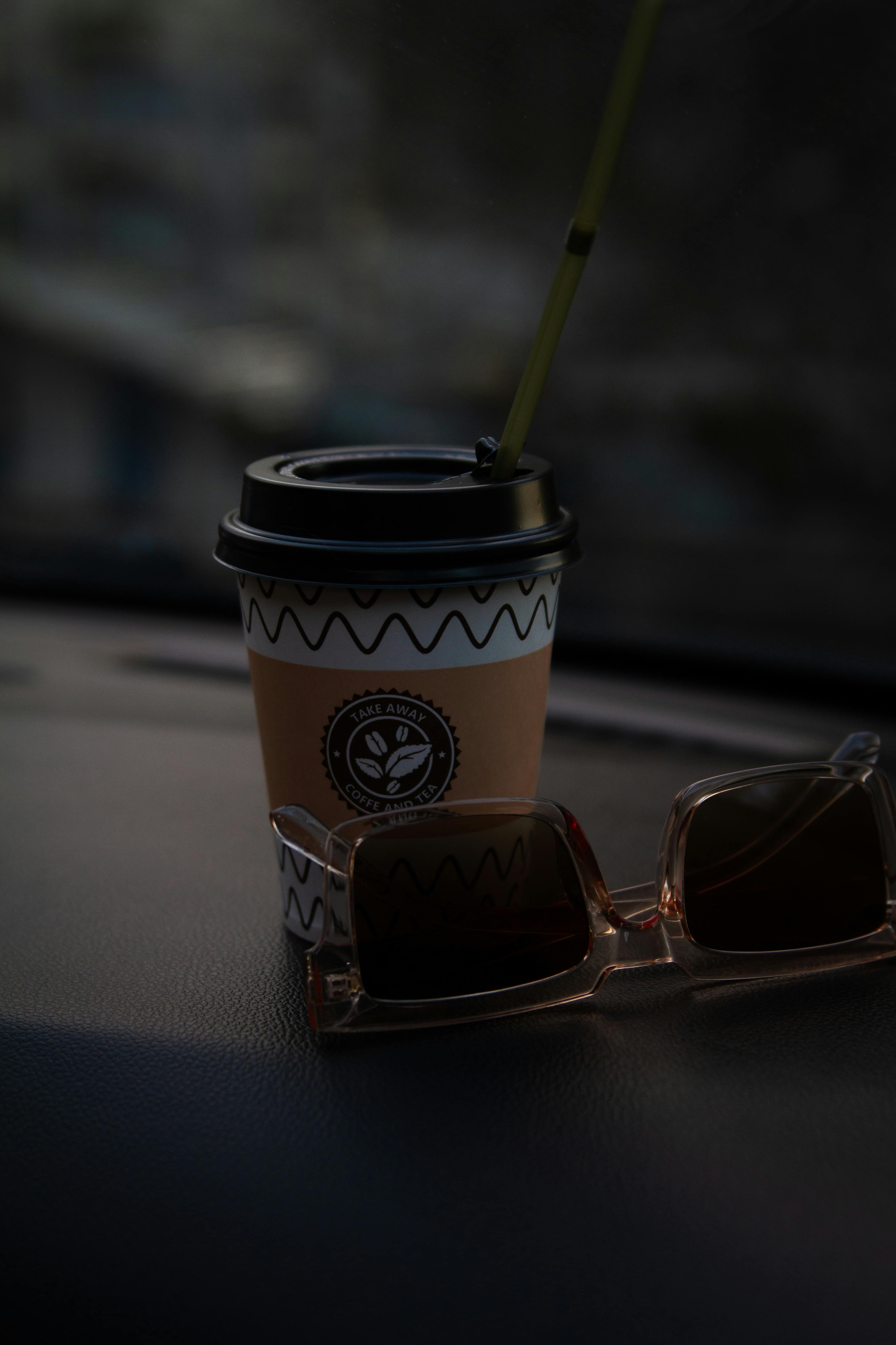Disposable Coffee Cup with Sunglasses · Free Stock Photo