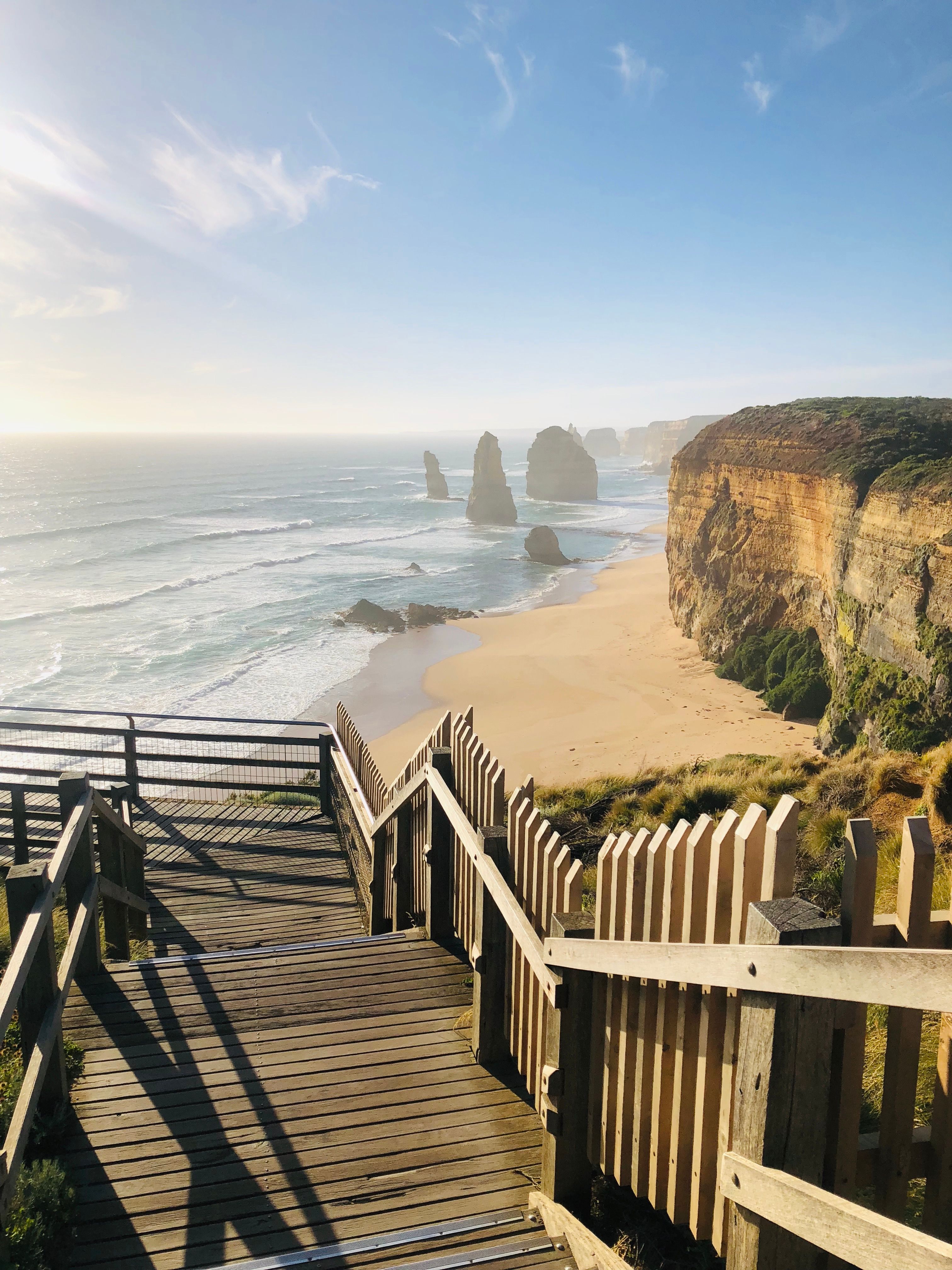 Stairs to Sea Shore · Free Stock Photo