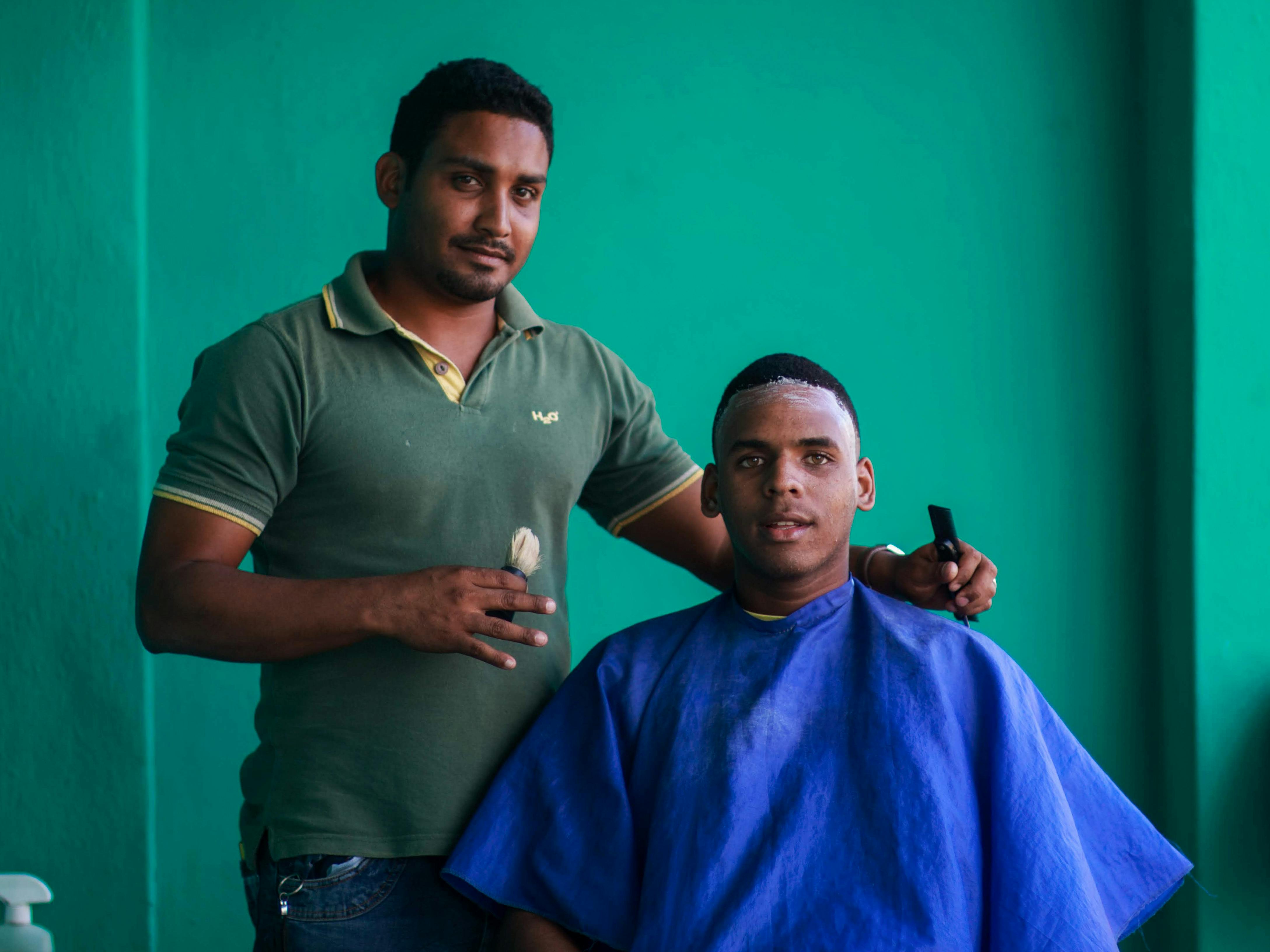 Man Getting a Haircut · Free Stock Photo