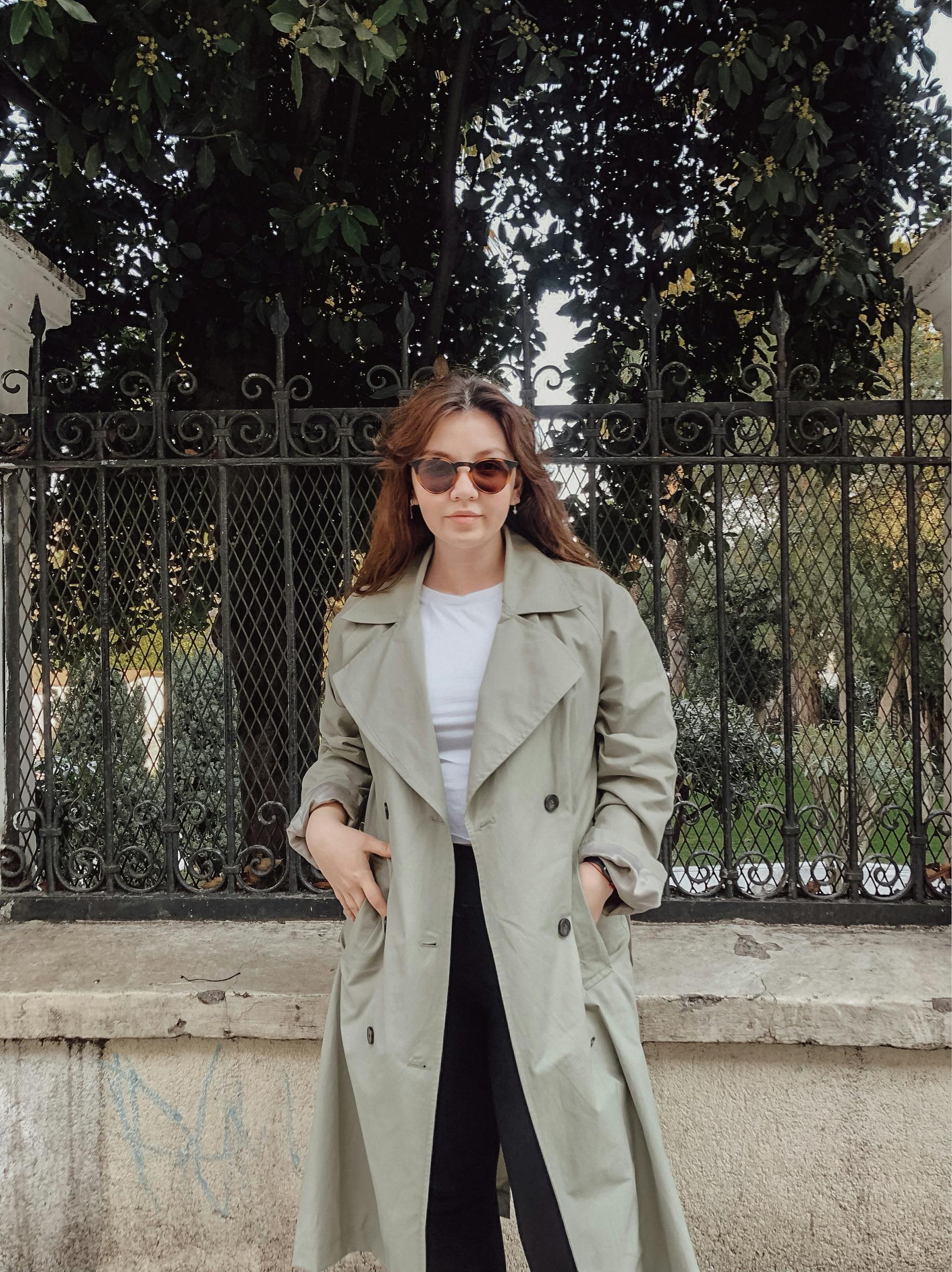 Woman Wearing Beige Coat and Sunglasses · Free Stock Photo