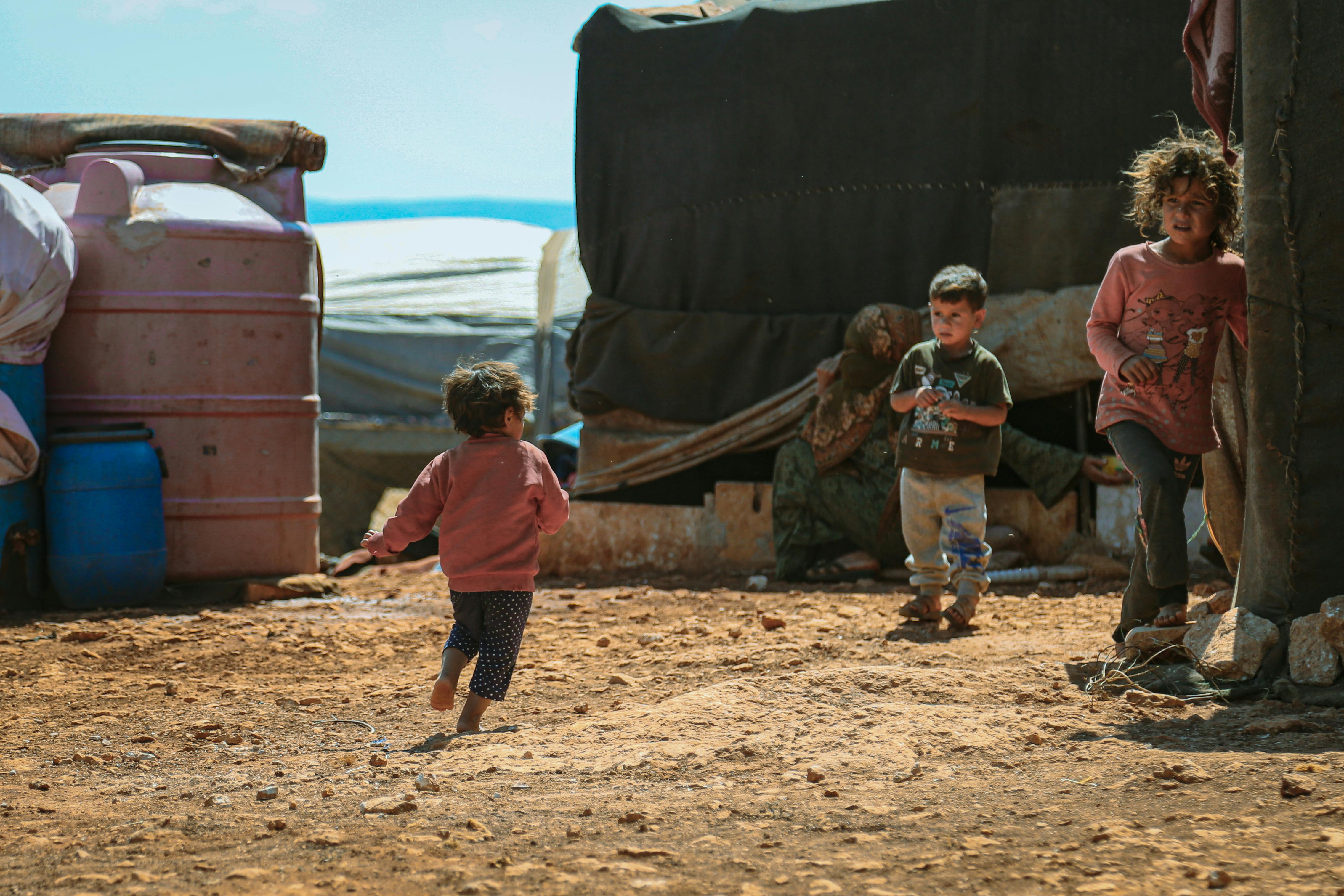 Children Running Around · Free Stock Photo