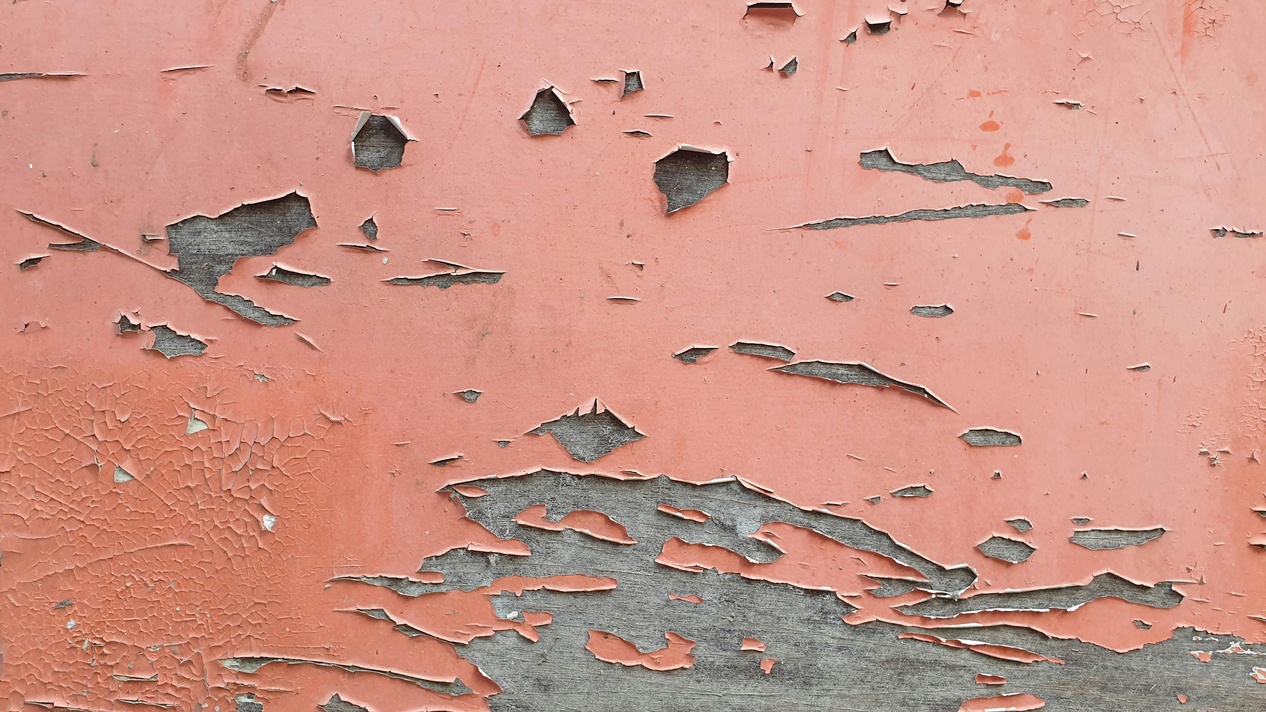 A Rugged Beige Wall with Peeling off Paint · Free Stock Photo