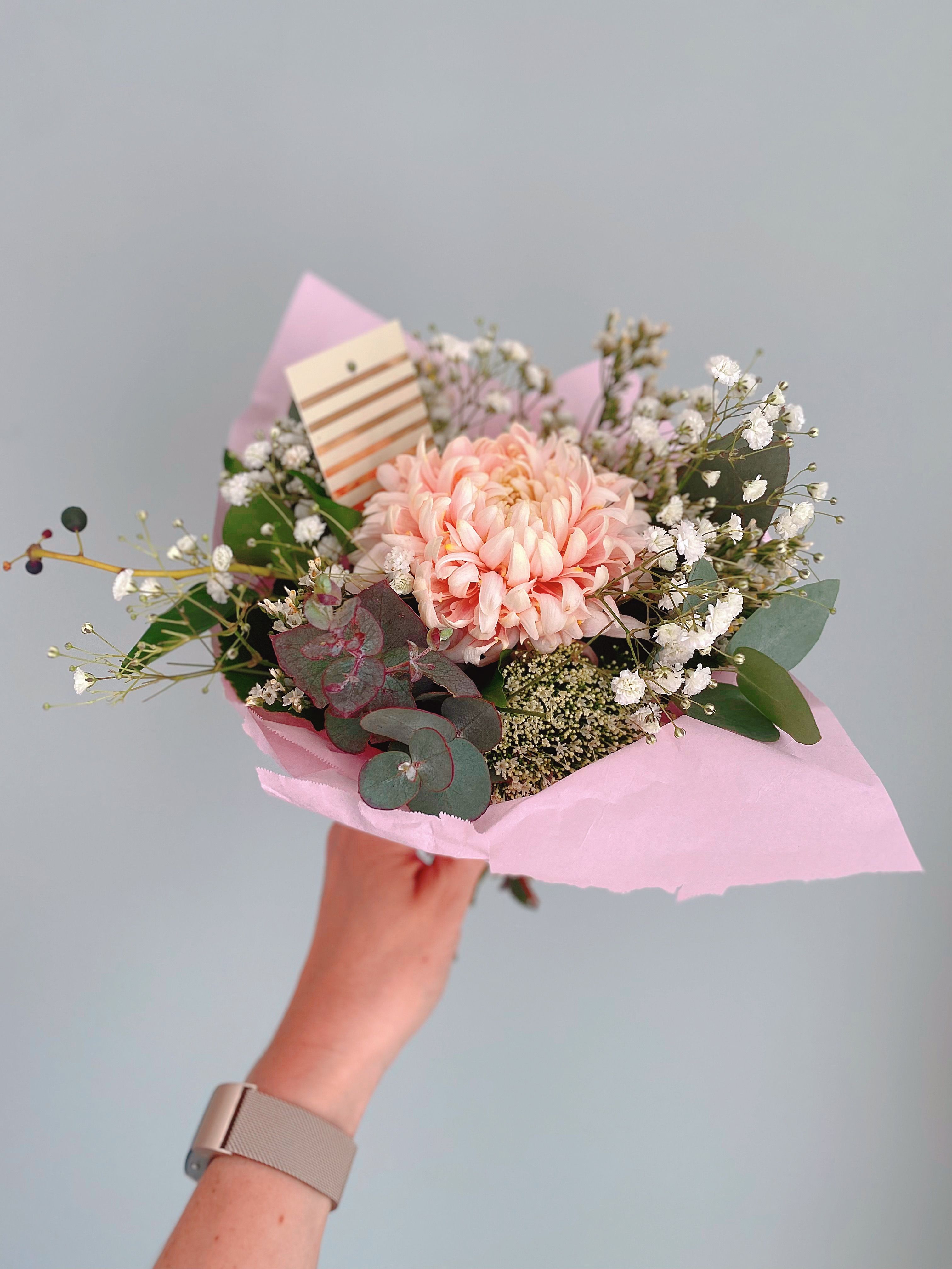 Hand Holding Bouquet · Free Stock Photo