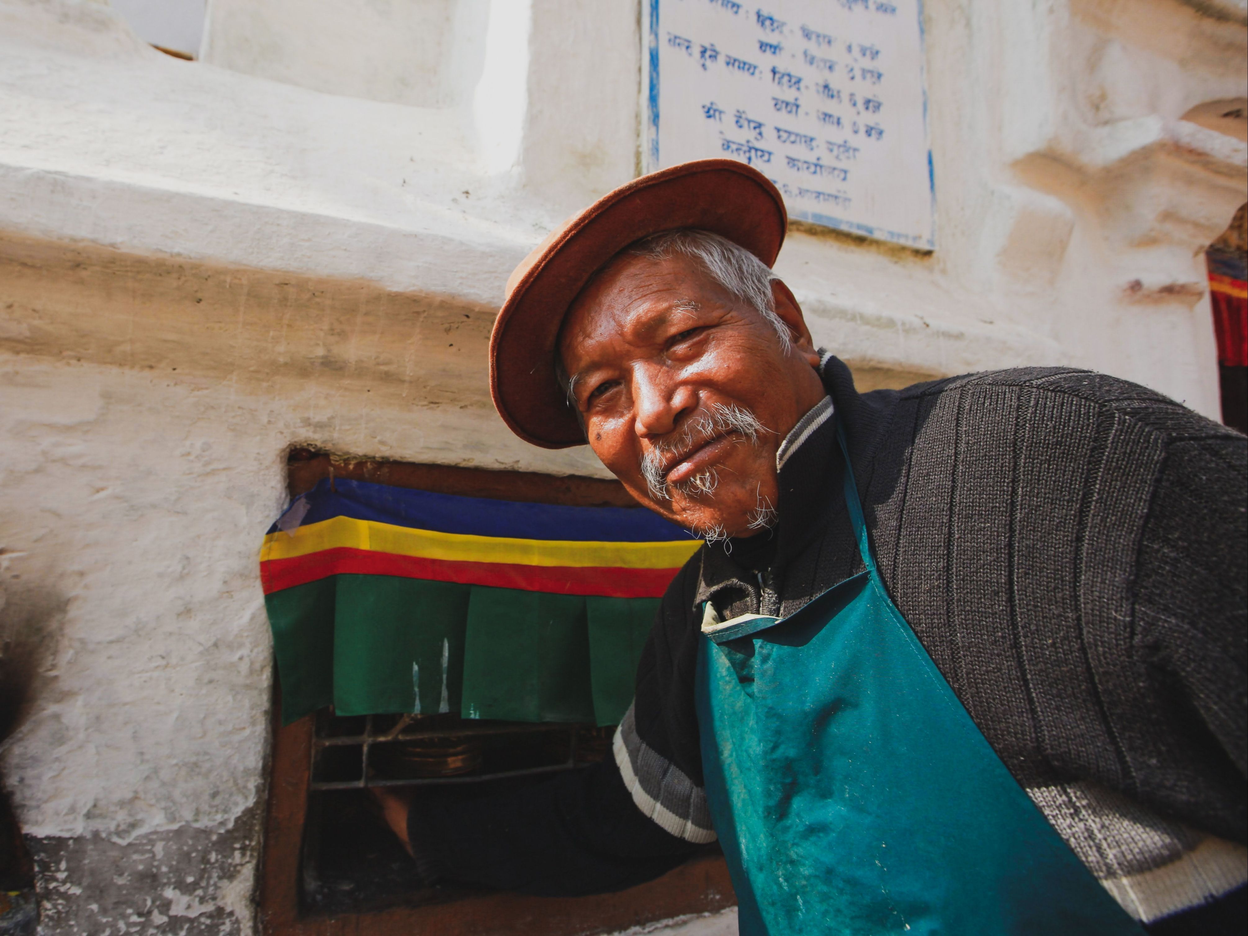 Elderly Man Wearing an Apron · Free Stock Photo