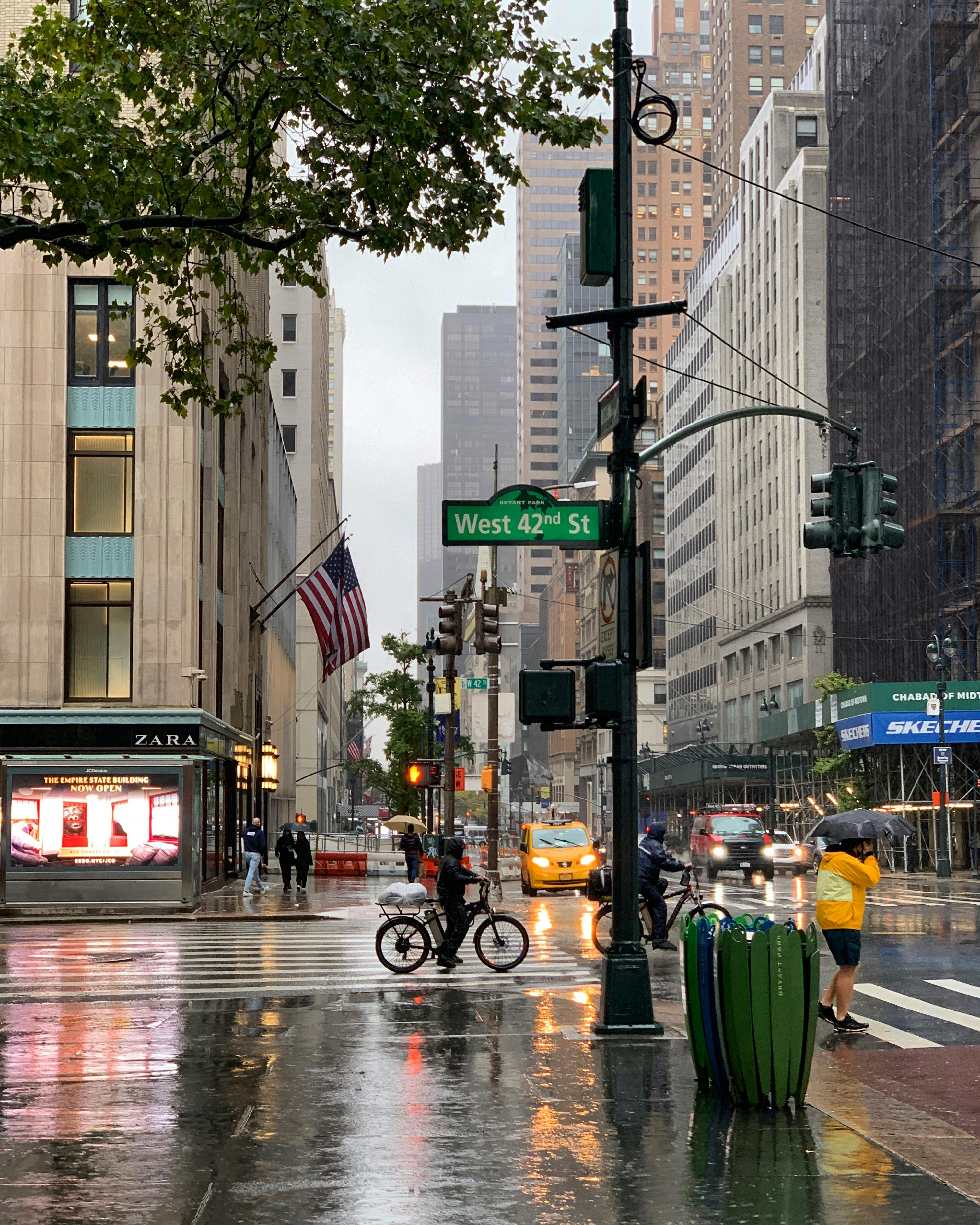 Manhattan in Rain · Free Stock Photo
