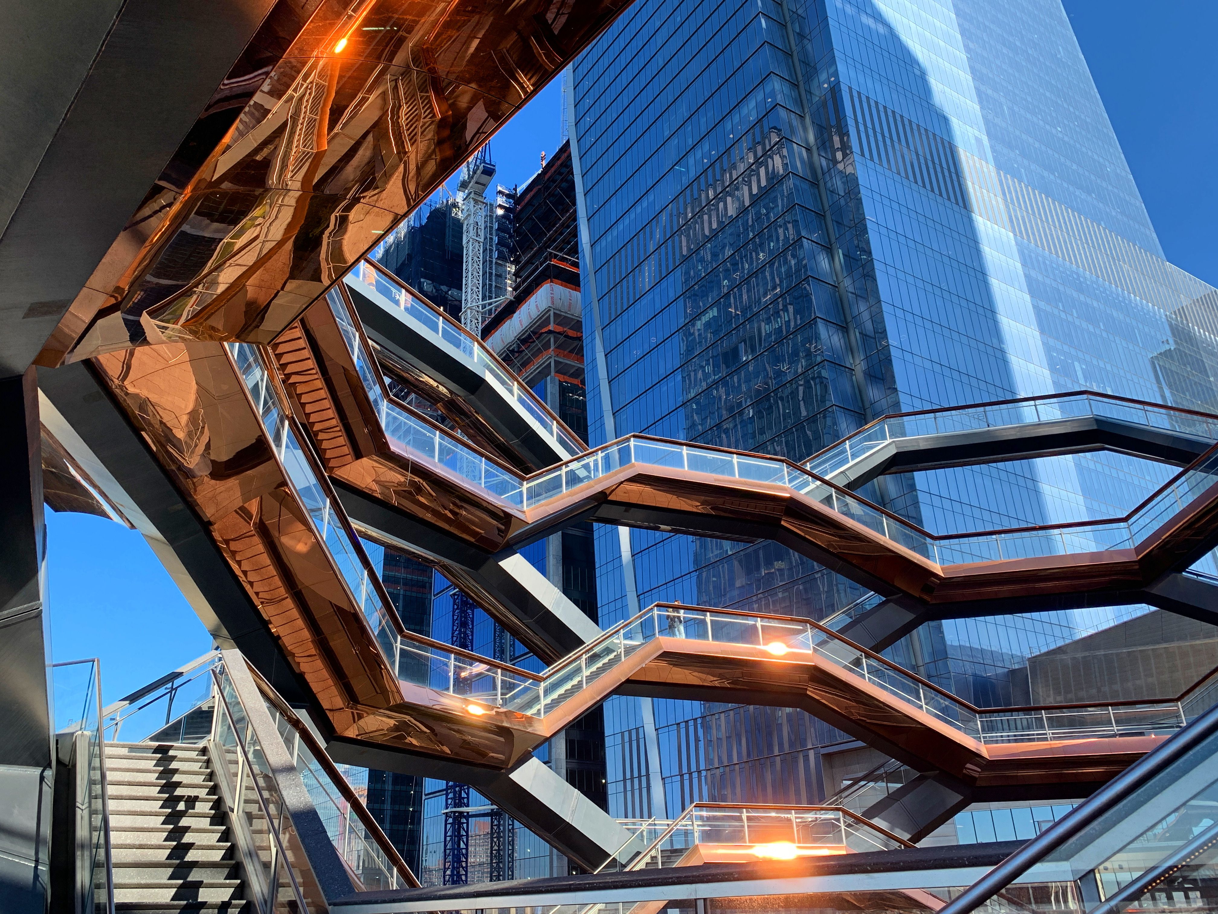 Futuristic Skyscrapers in Midtown Manhattan in New York City · Free ...
