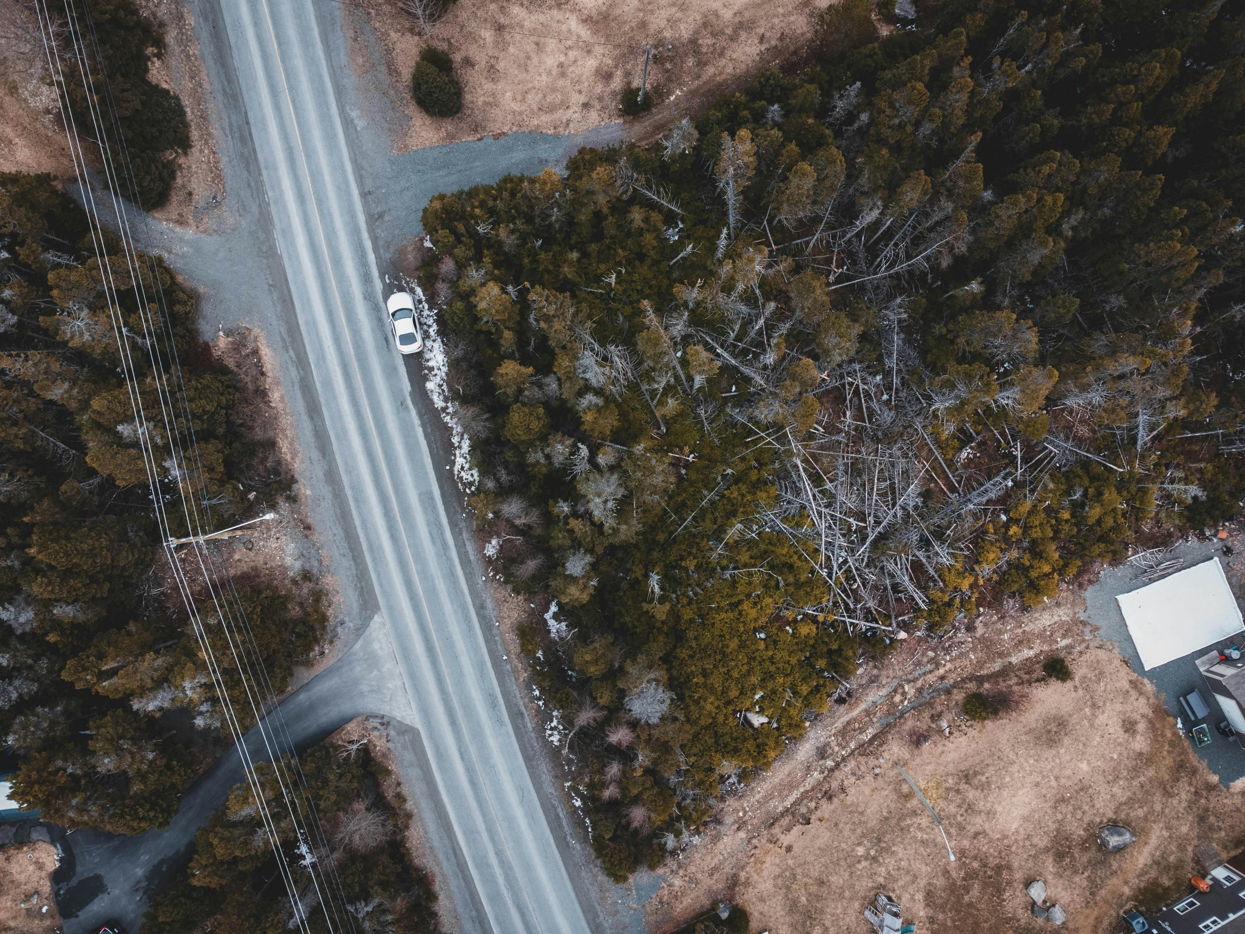 Aerial View of Road · Free Stock Photo