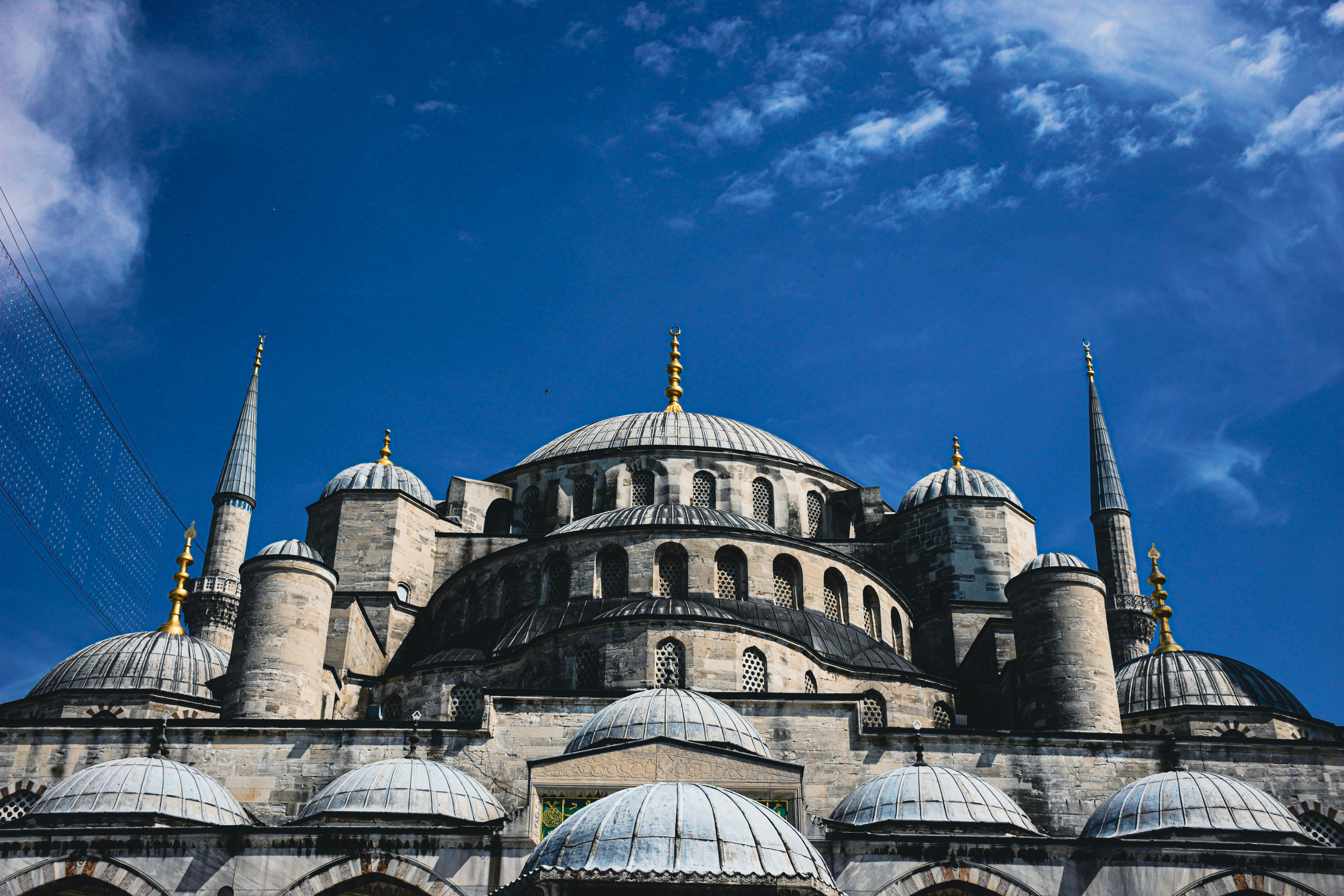 Low Angle Shot of Blue Mosque · Free Stock Photo