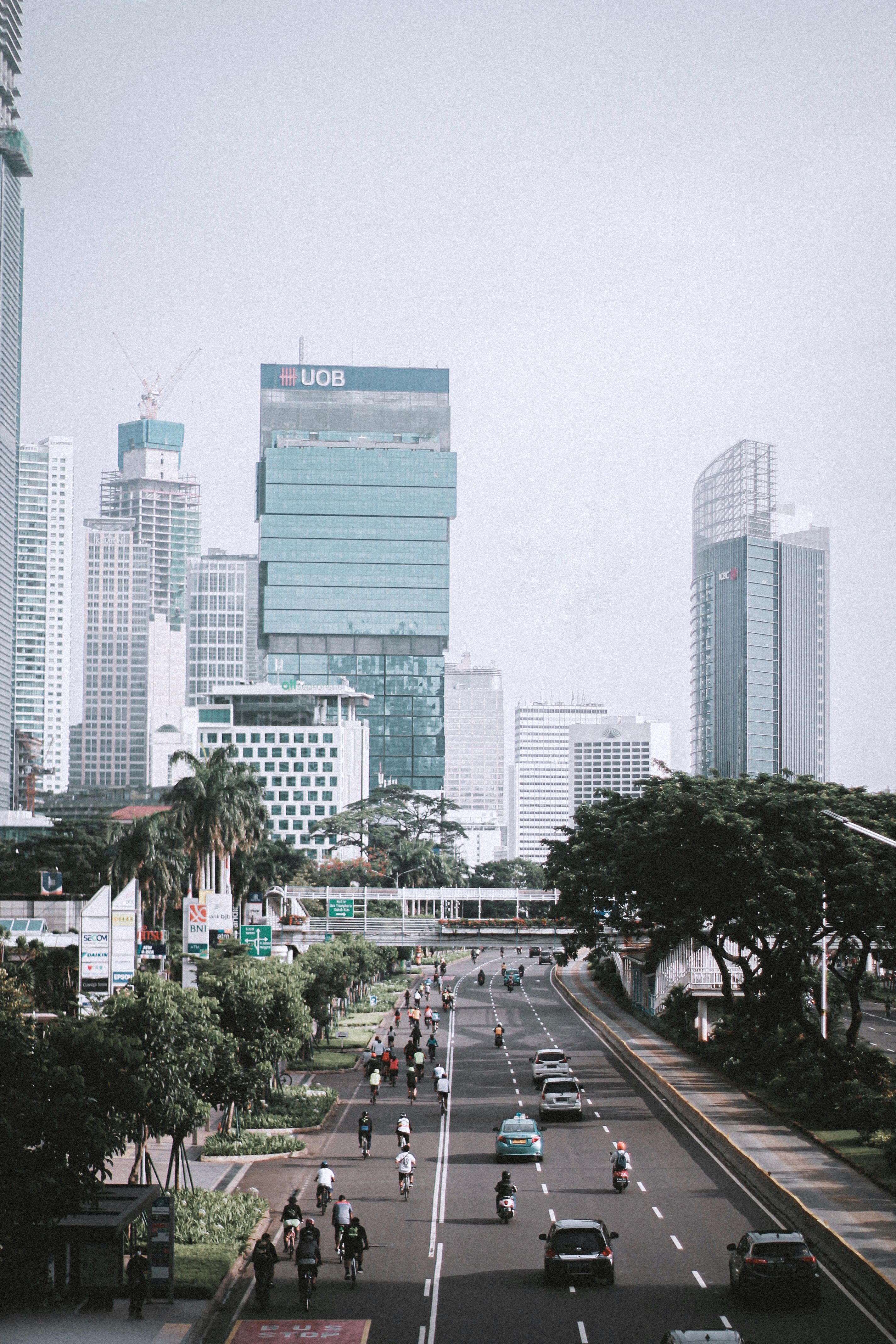 People Walking on Roadside · Free Stock Photo