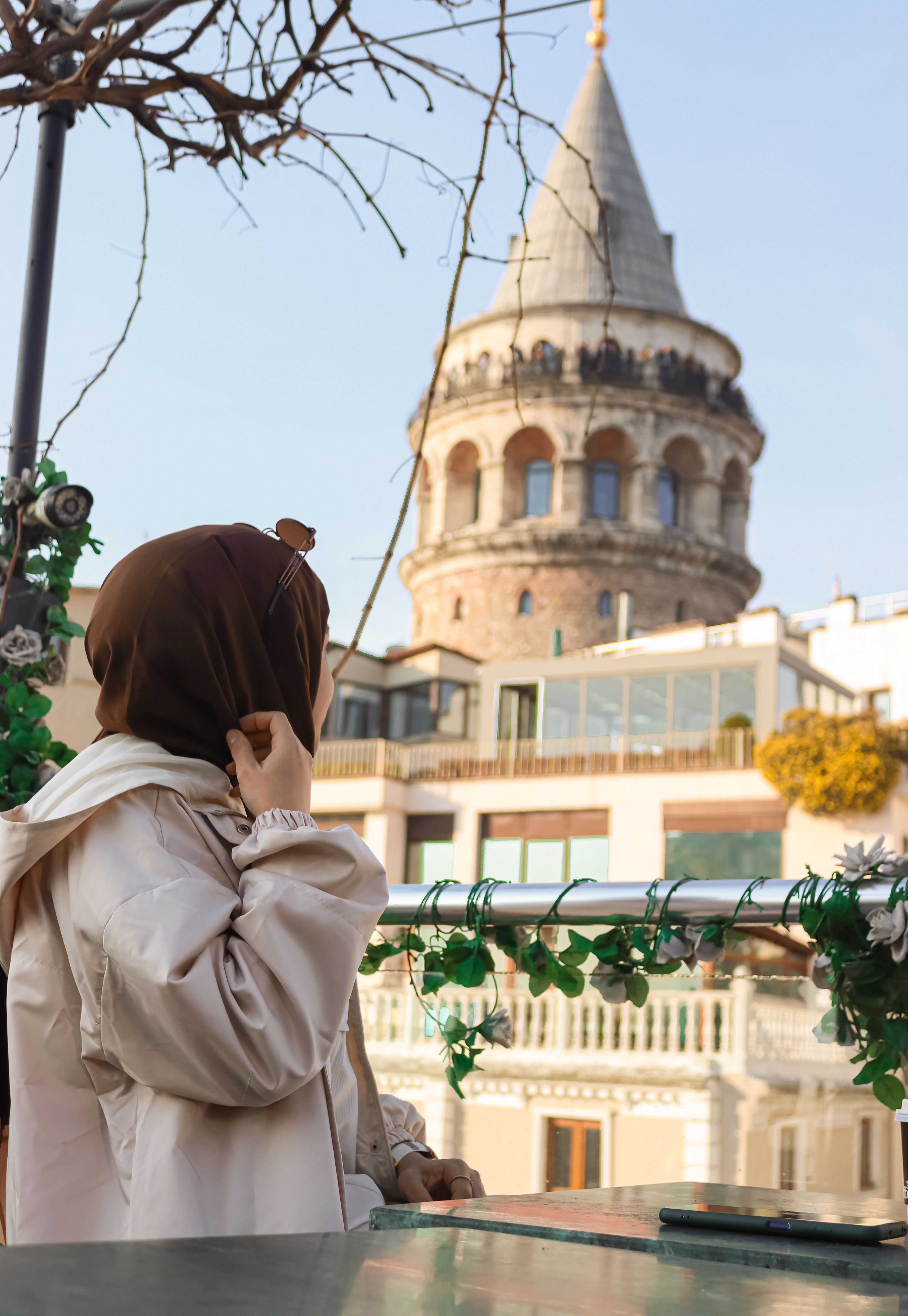 Woman in Brown Hijab and Beige Jacket · Free Stock Photo