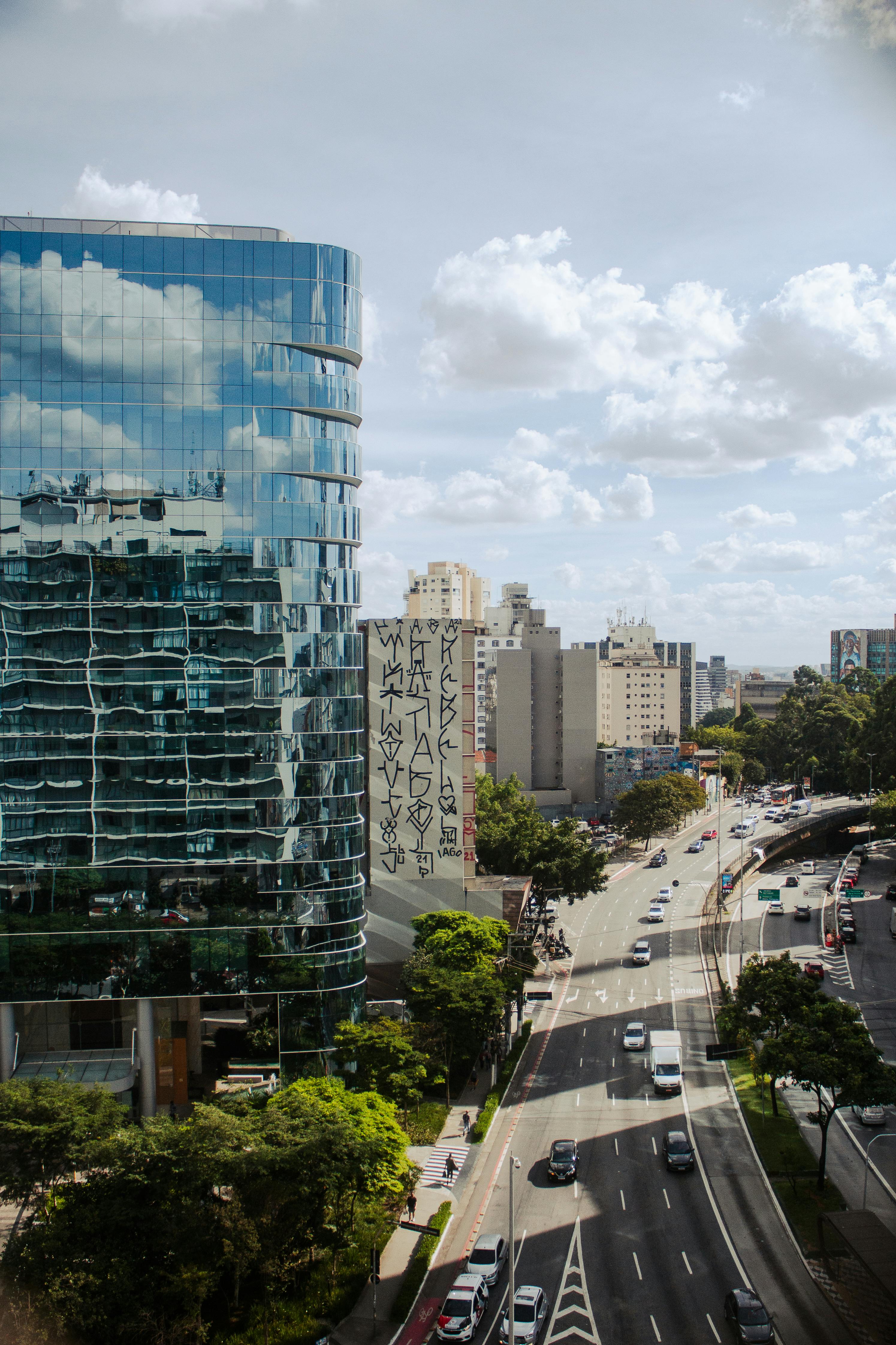 High Rise Buildings Near Road · Free Stock Photo