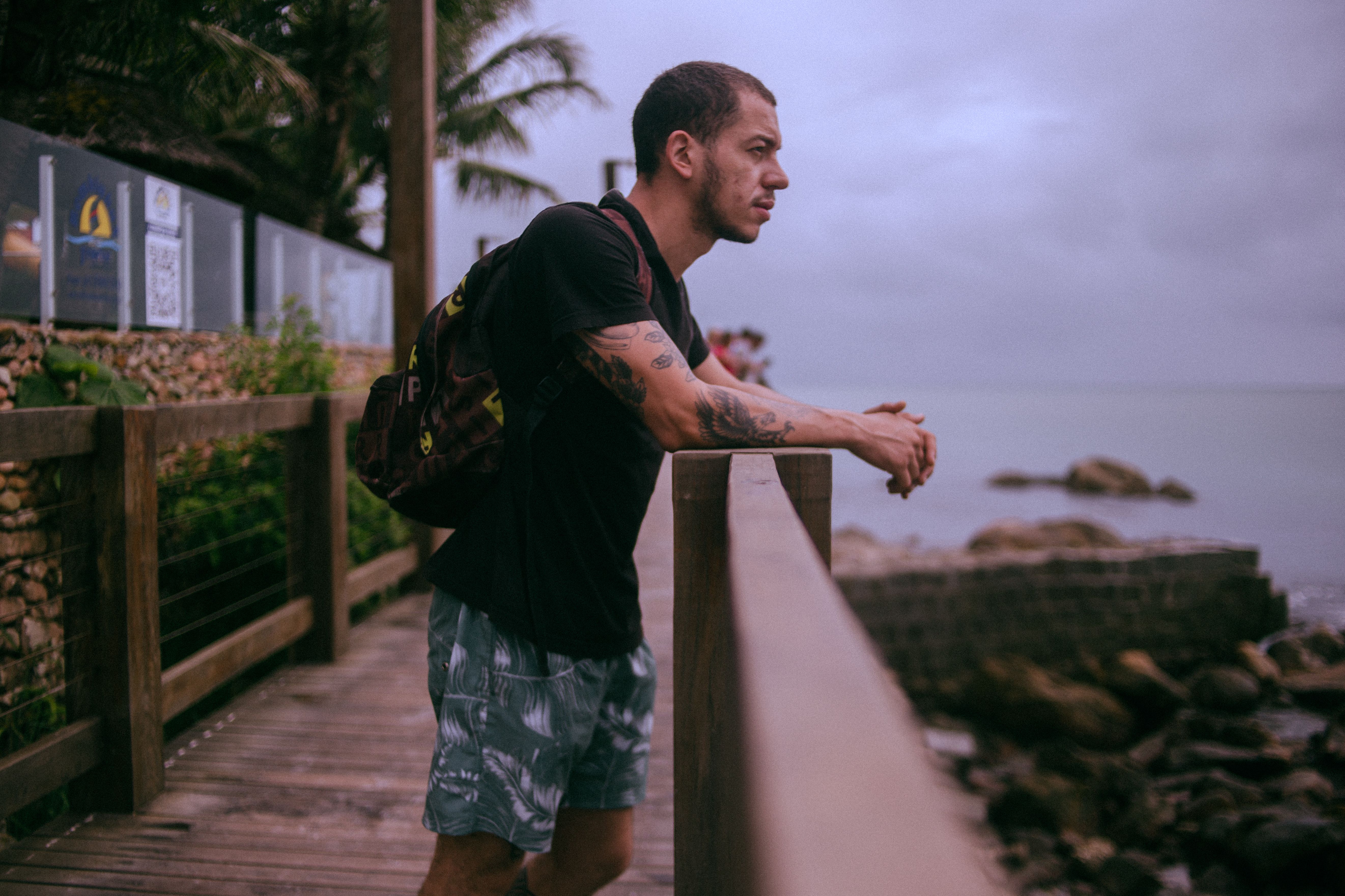 Man with Short Hair and Tattoos · Free Stock Photo