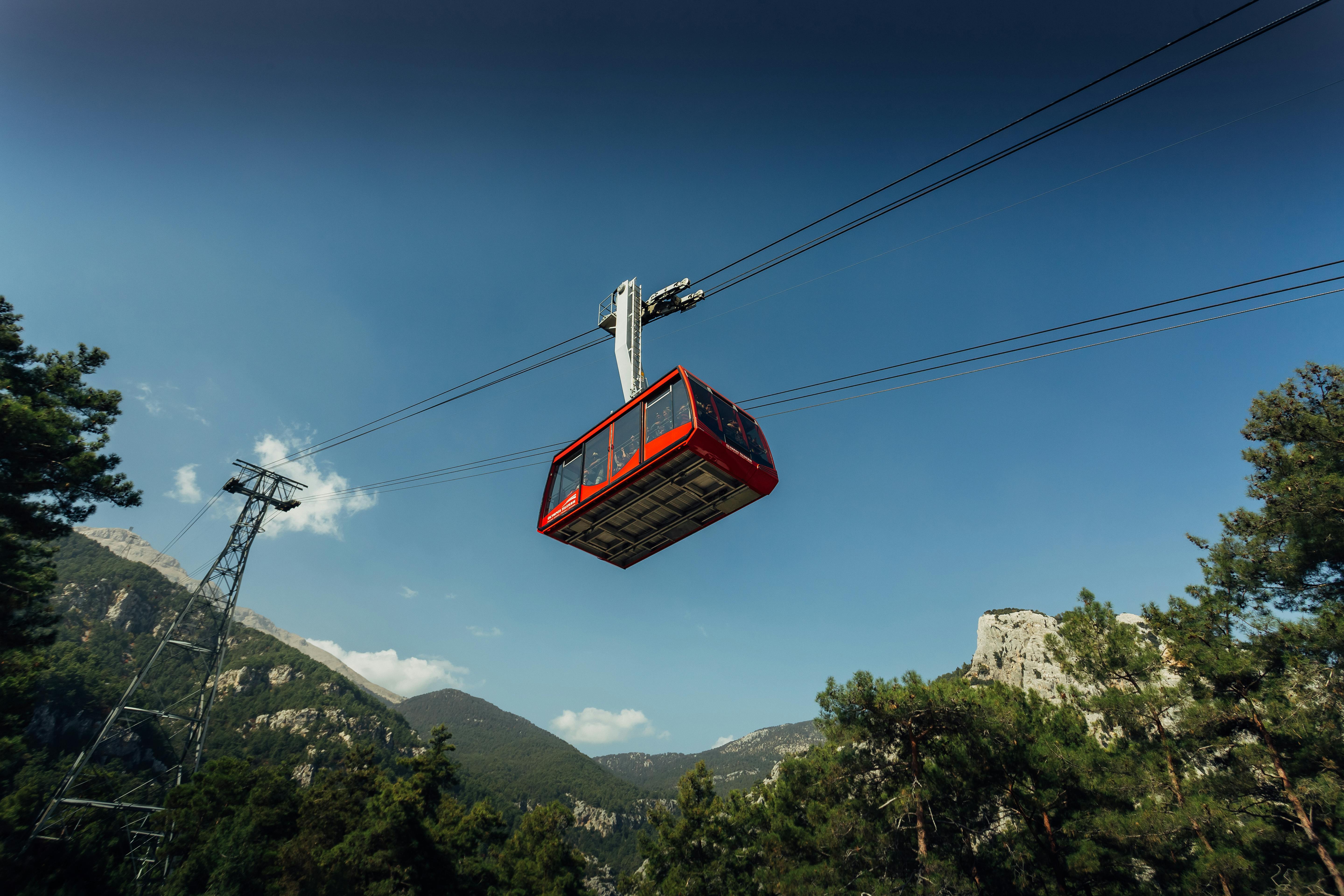 White And Black Cable Car · Free Stock Photo