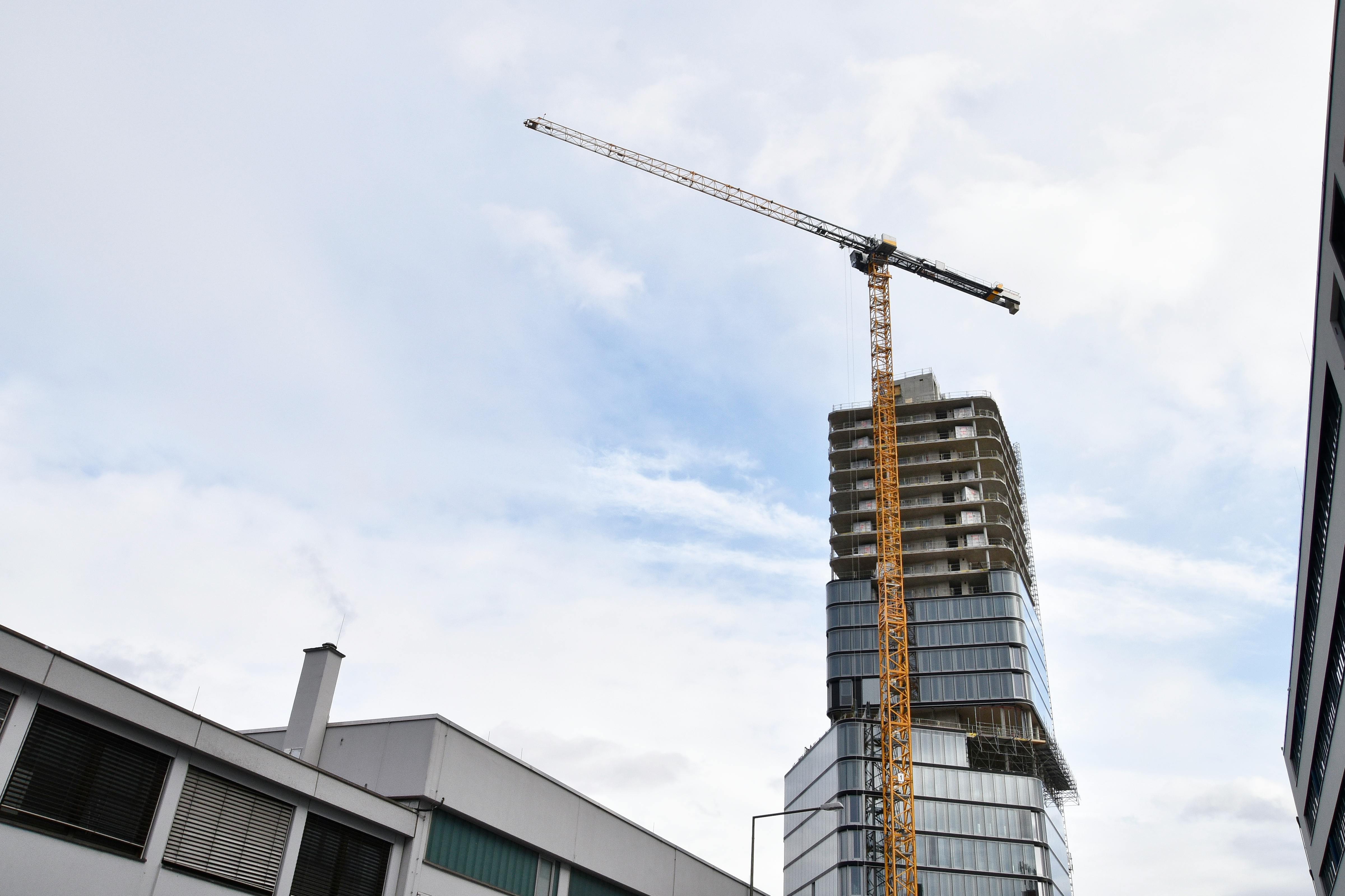 Photo of Two Tower Cranes · Free Stock Photo