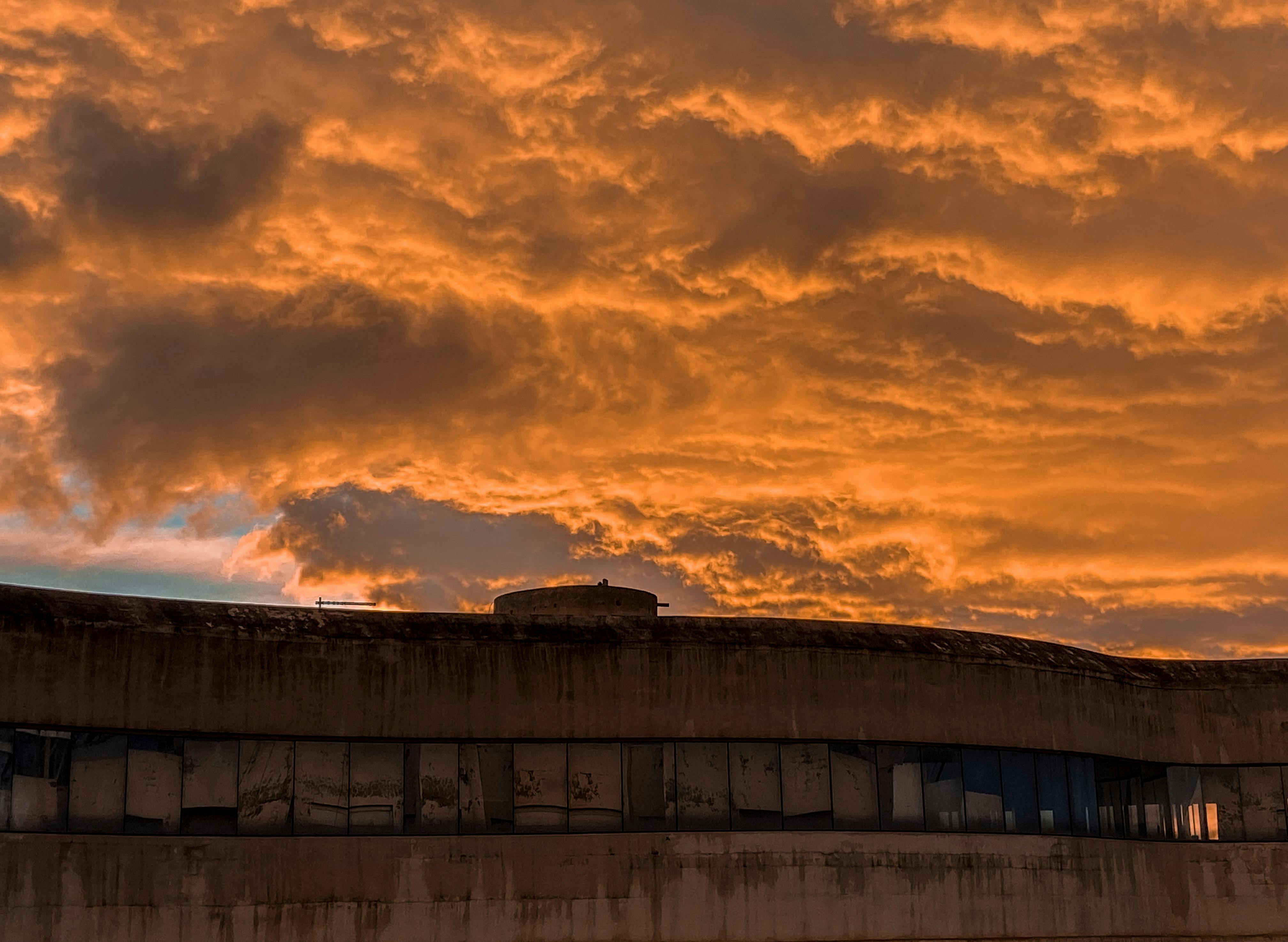 Lamps behind Windows in Building · Free Stock Photo