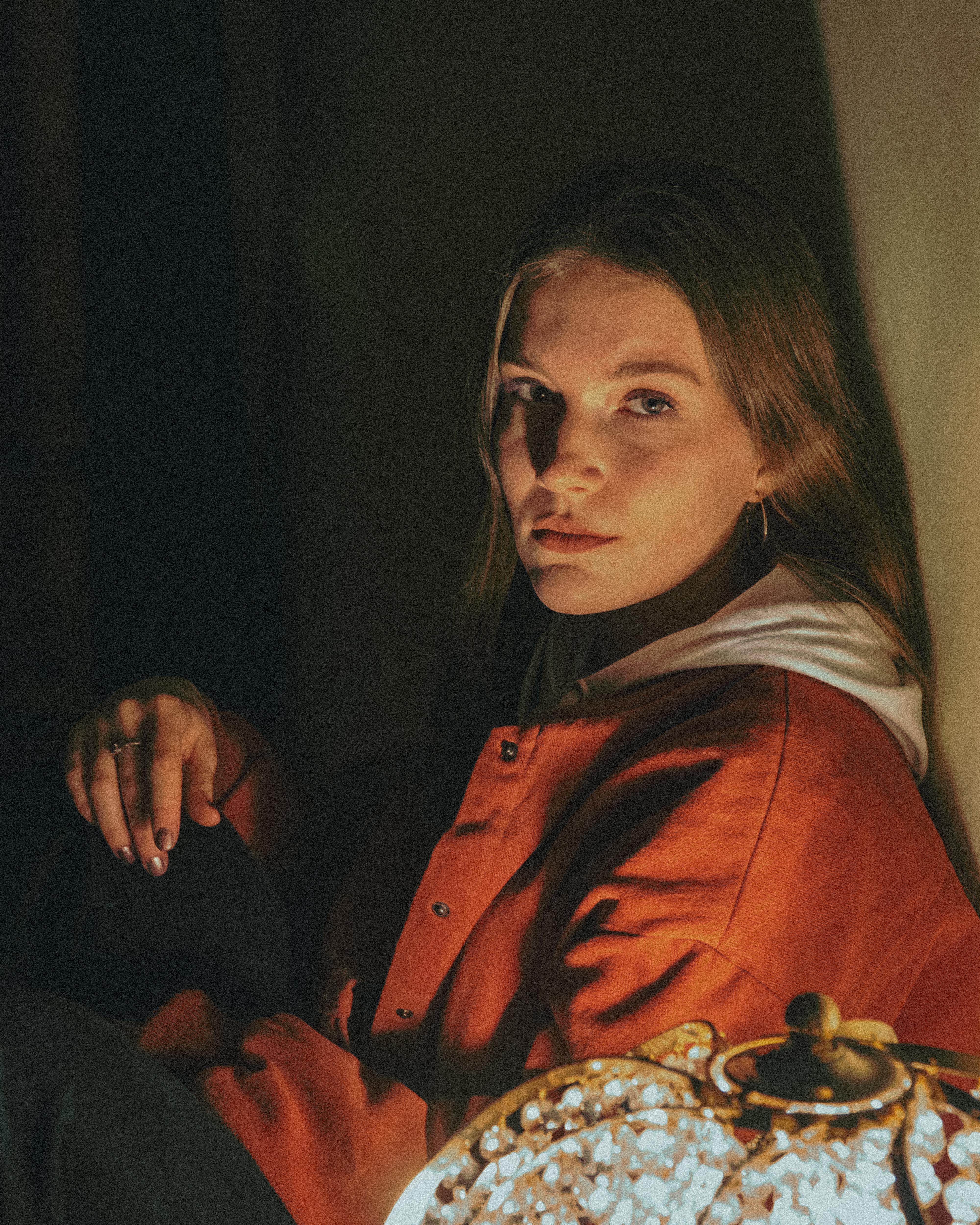 Woman Wearing Red Jacket · Free Stock Photo