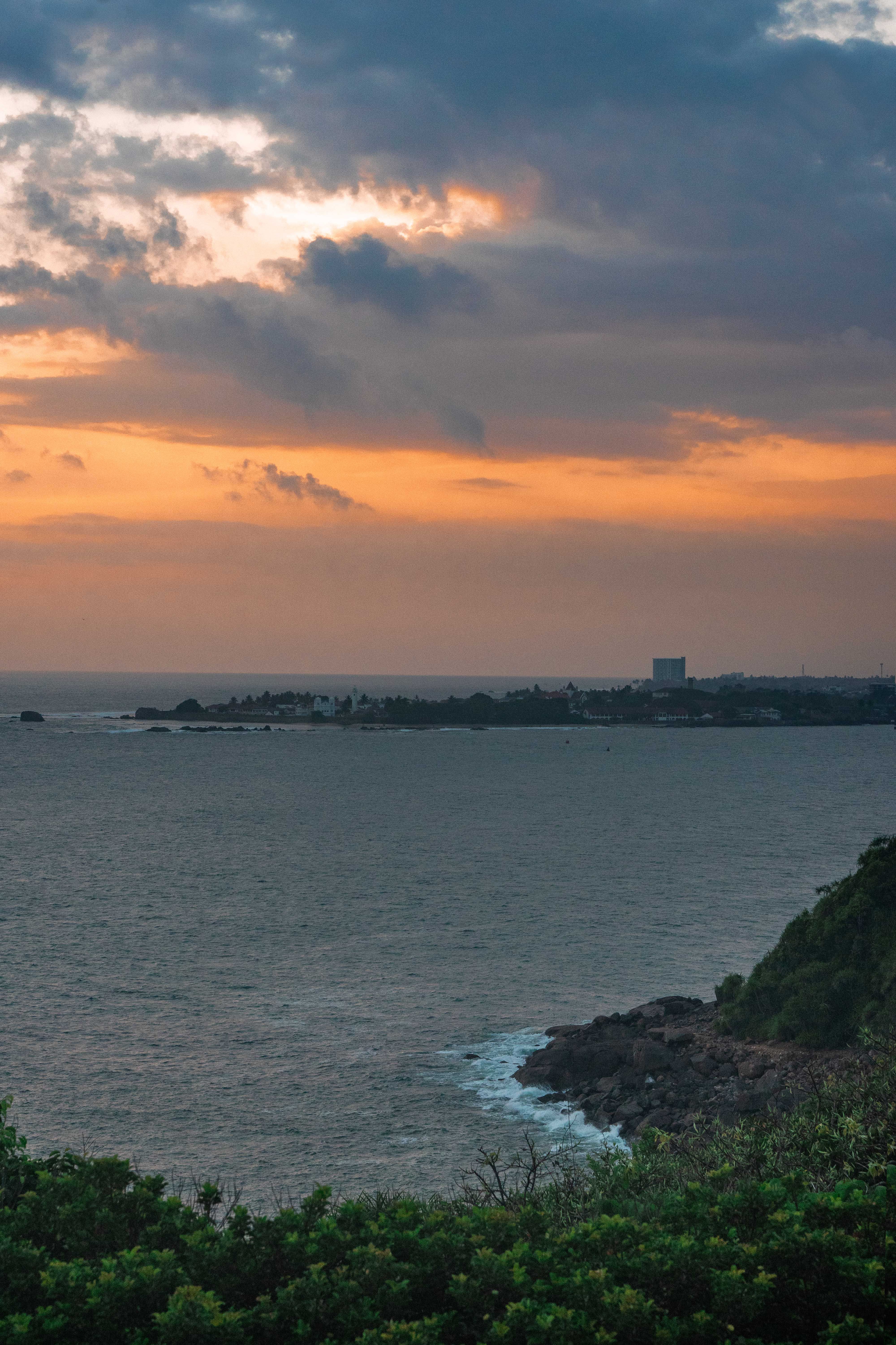 Ocean View During Sunset · Free Stock Photo