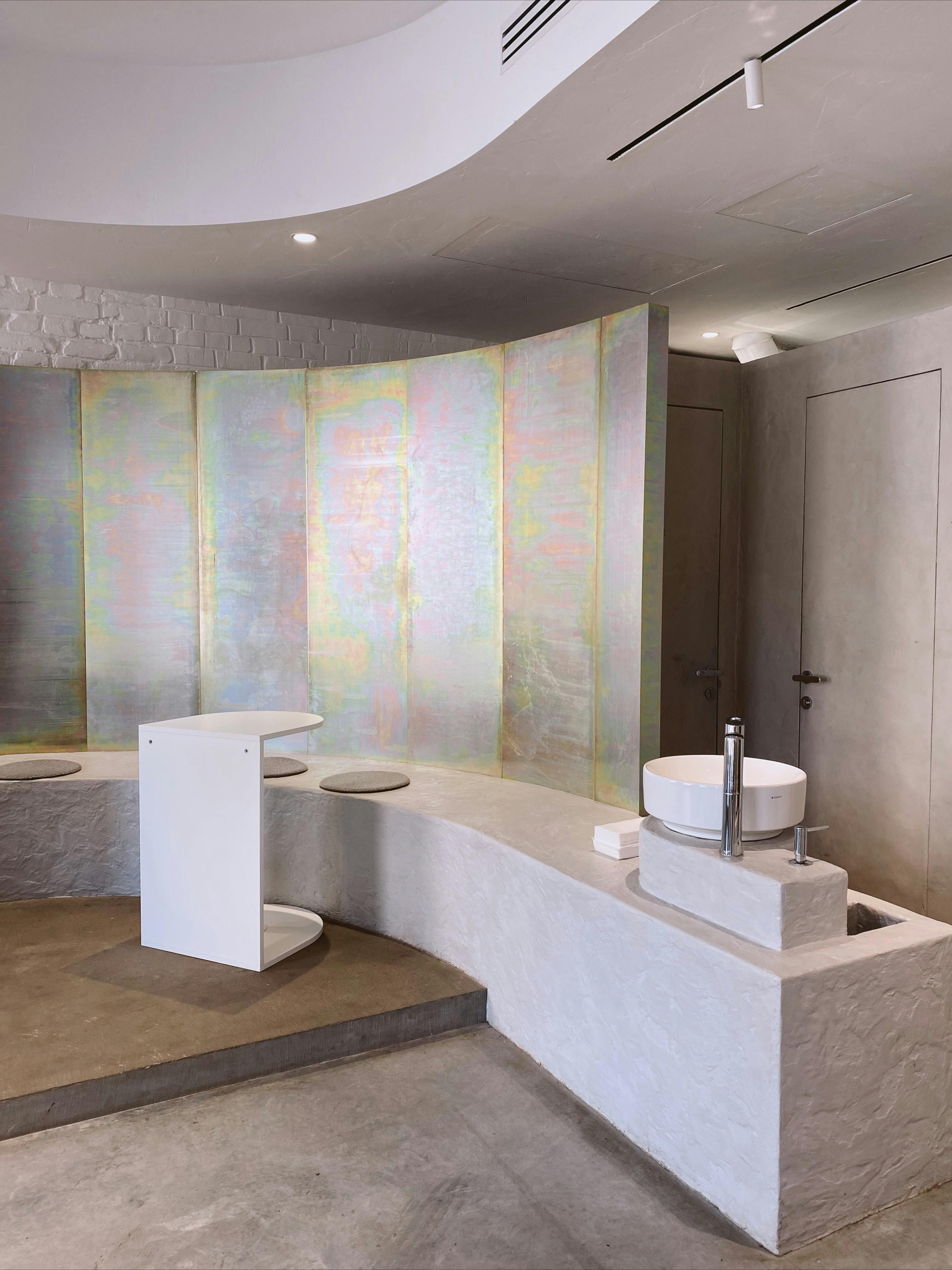 Modern Cafe Stone Interior Design · Free Stock Photo