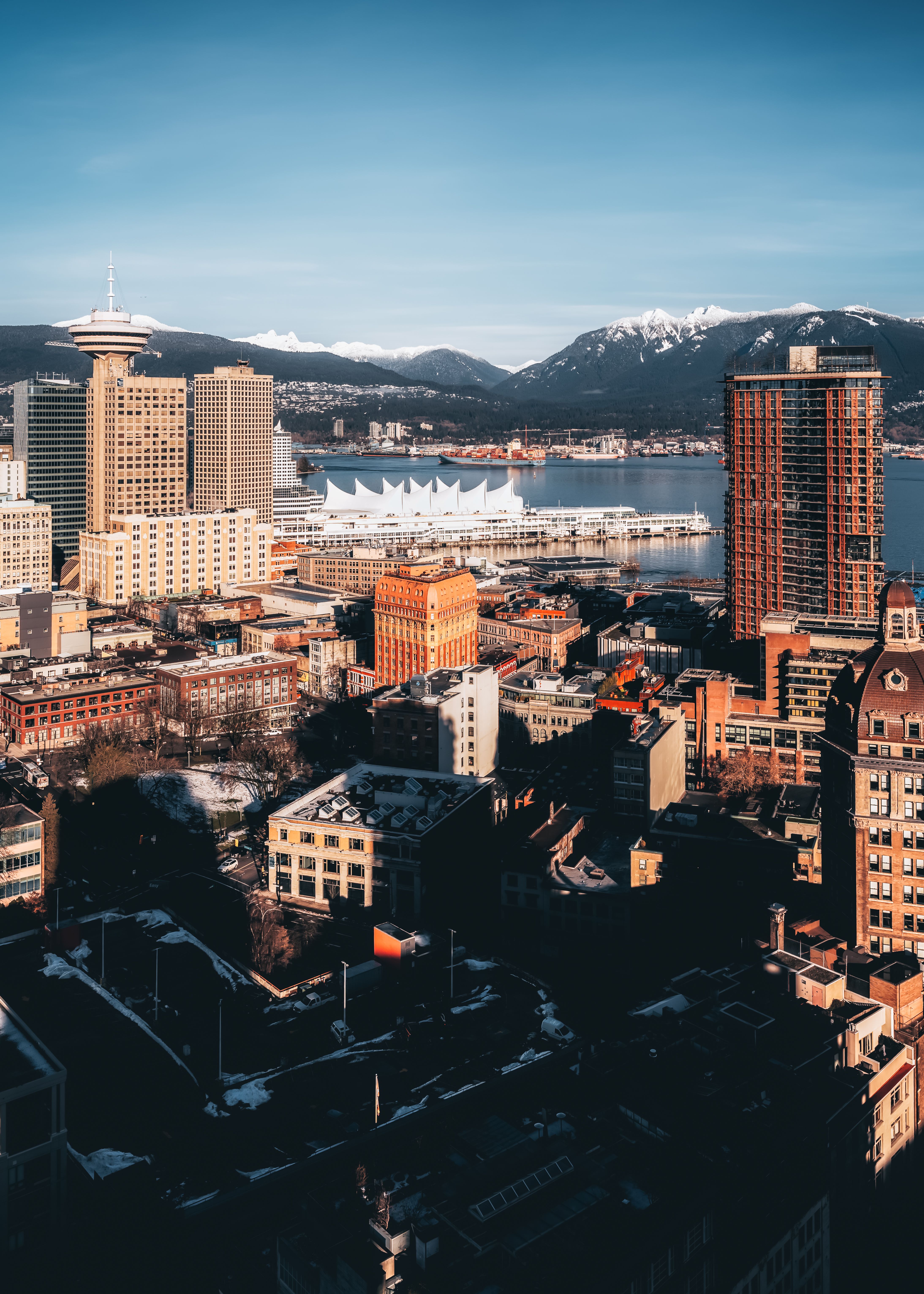 Aerial Shot of Big City with Tall Buildings · Free Stock Photo