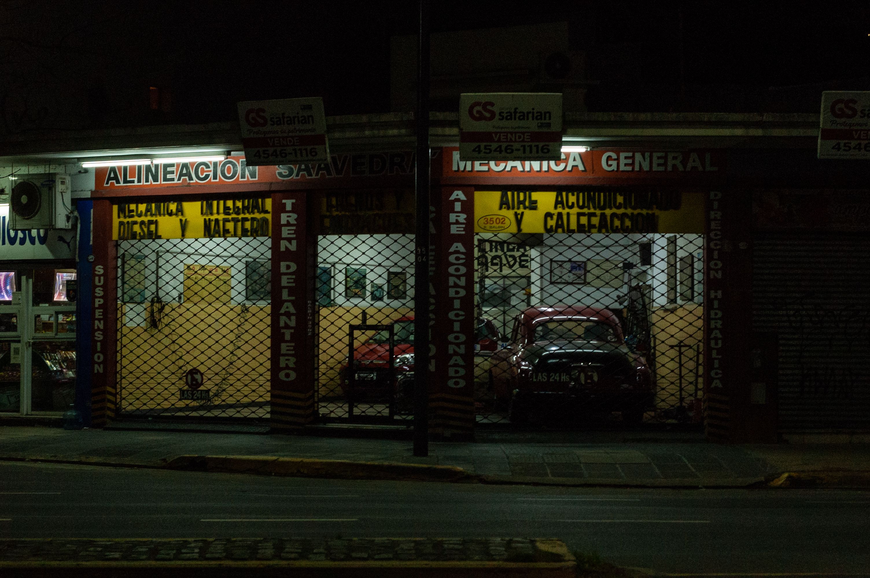 Illuminated Storefront in City · Free Stock Photo