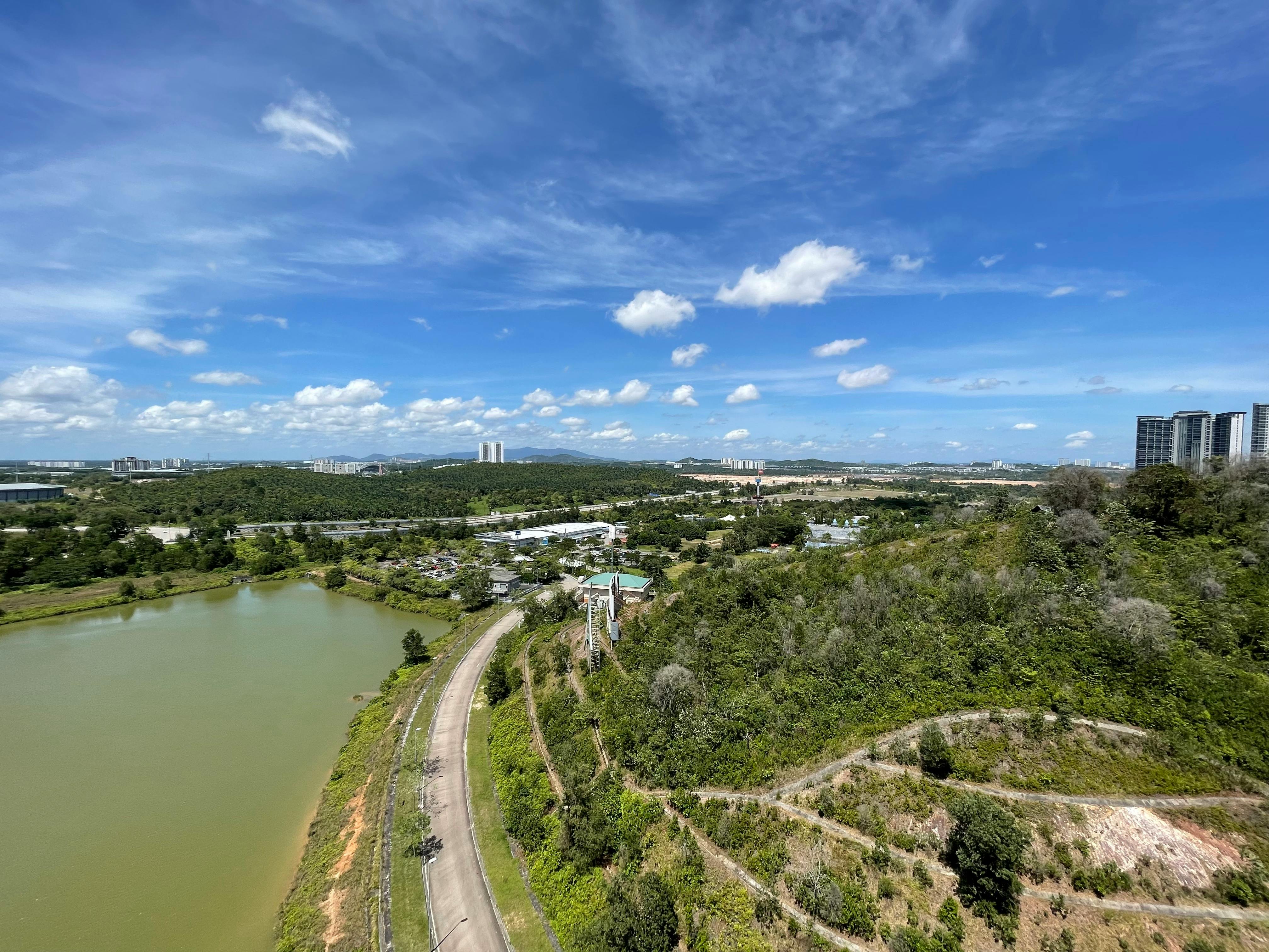 Aerial Photography of Ulu Kasok Under Cloudy Sky · Free Stock Photo