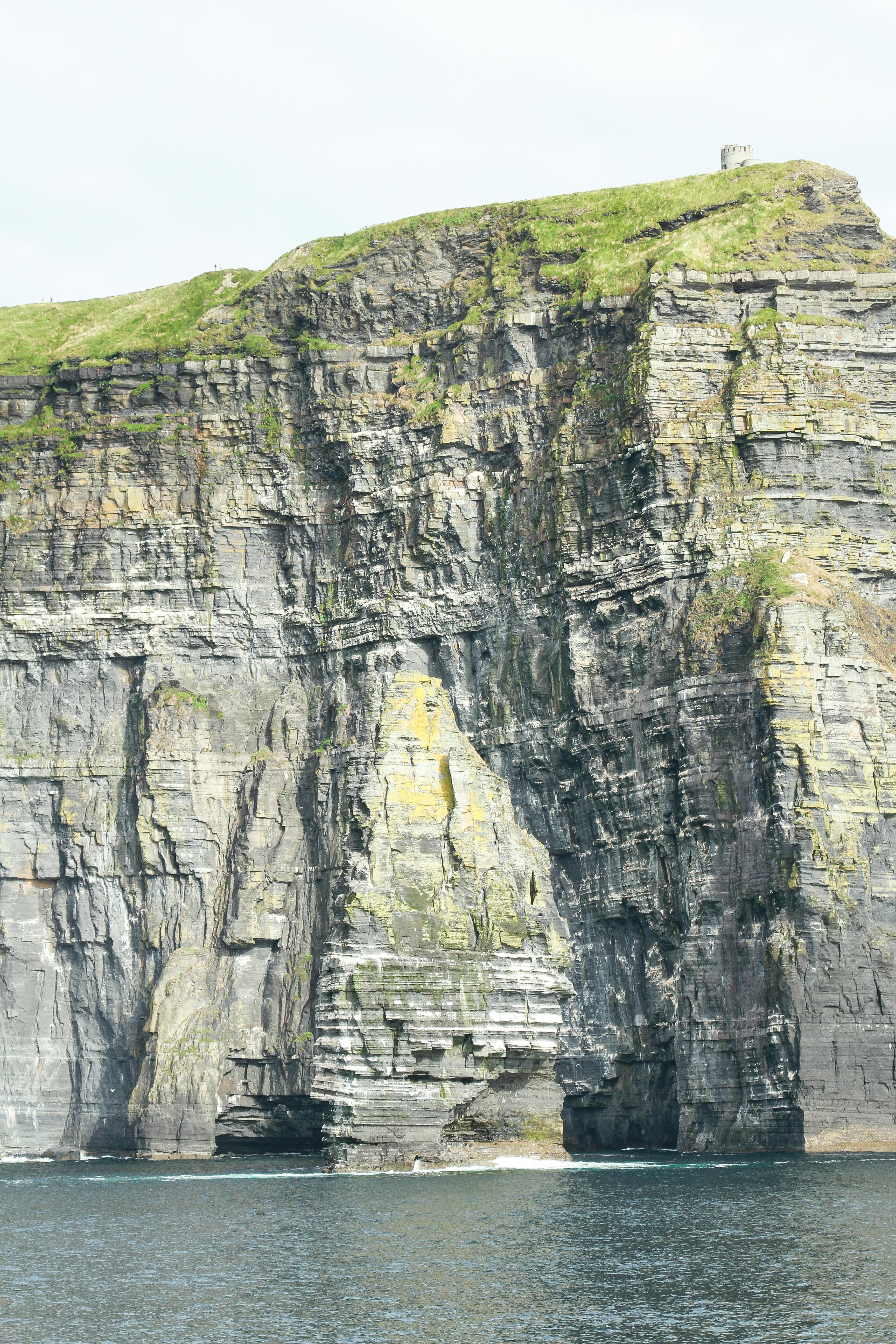 A Cliff Beside the Sea · Free Stock Photo