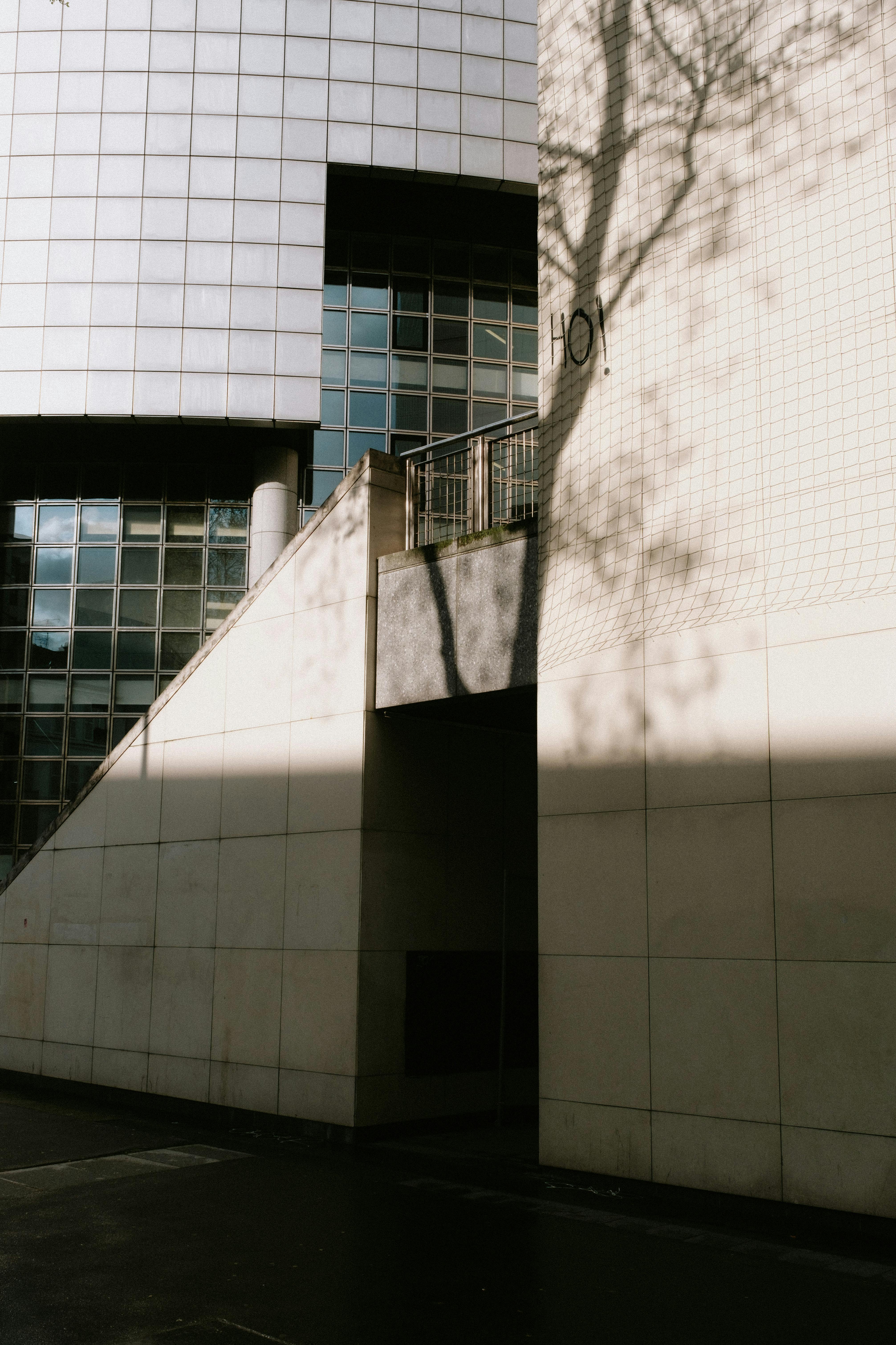 Stairs Leading to Building in City Downtown · Free Stock Photo