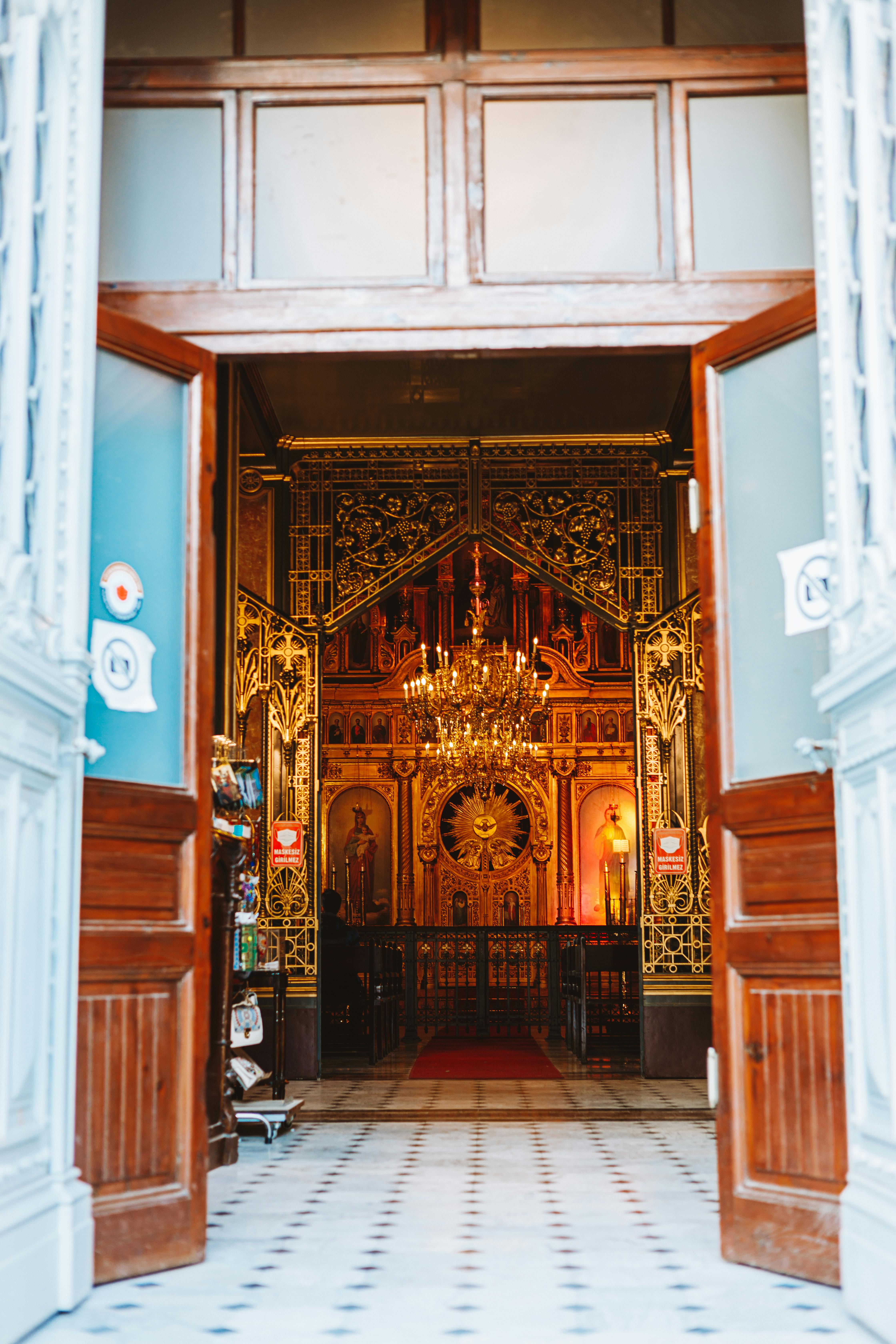 An Open Doorway of a Church · Free Stock Photo