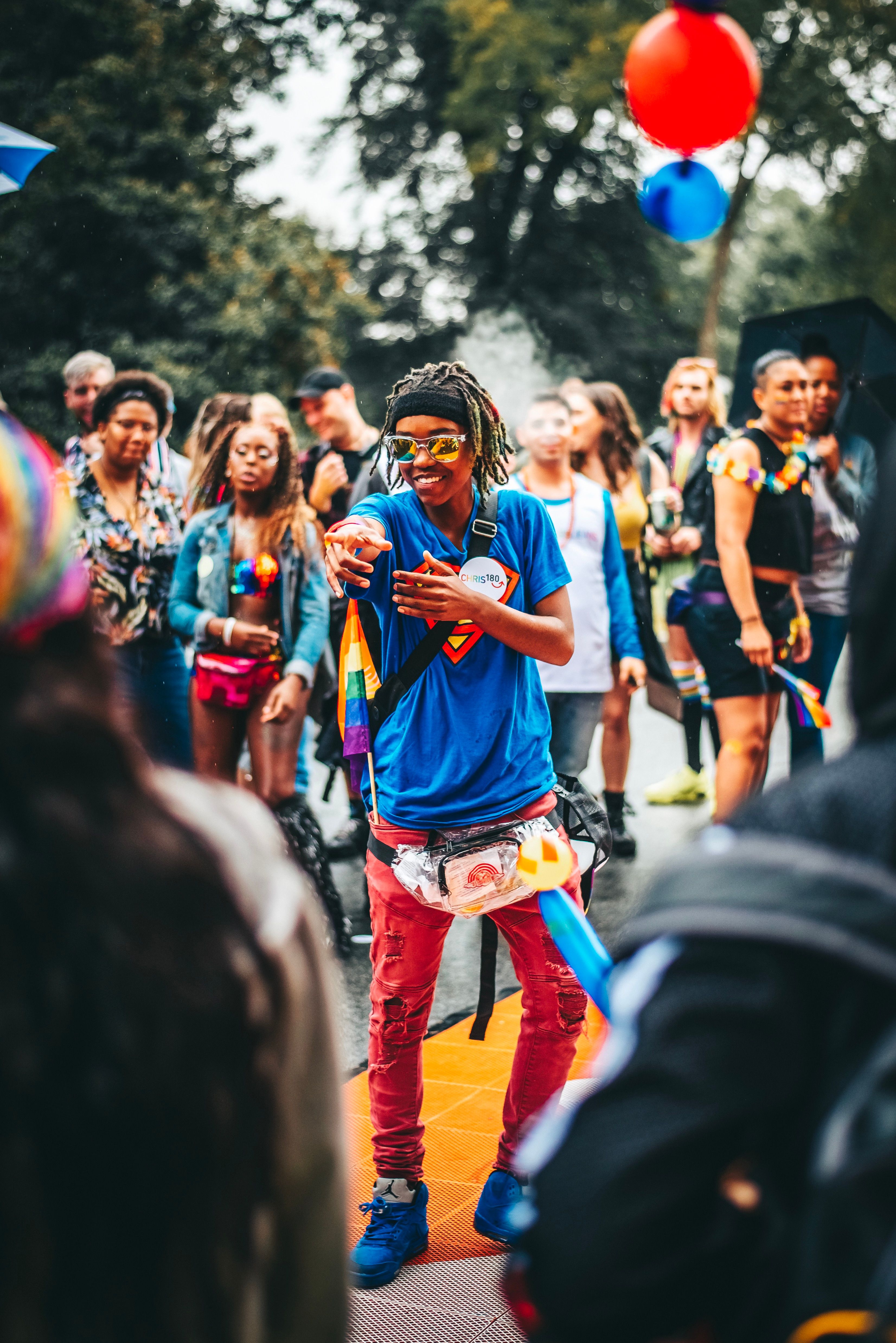 People Standing on the Street · Free Stock Photo