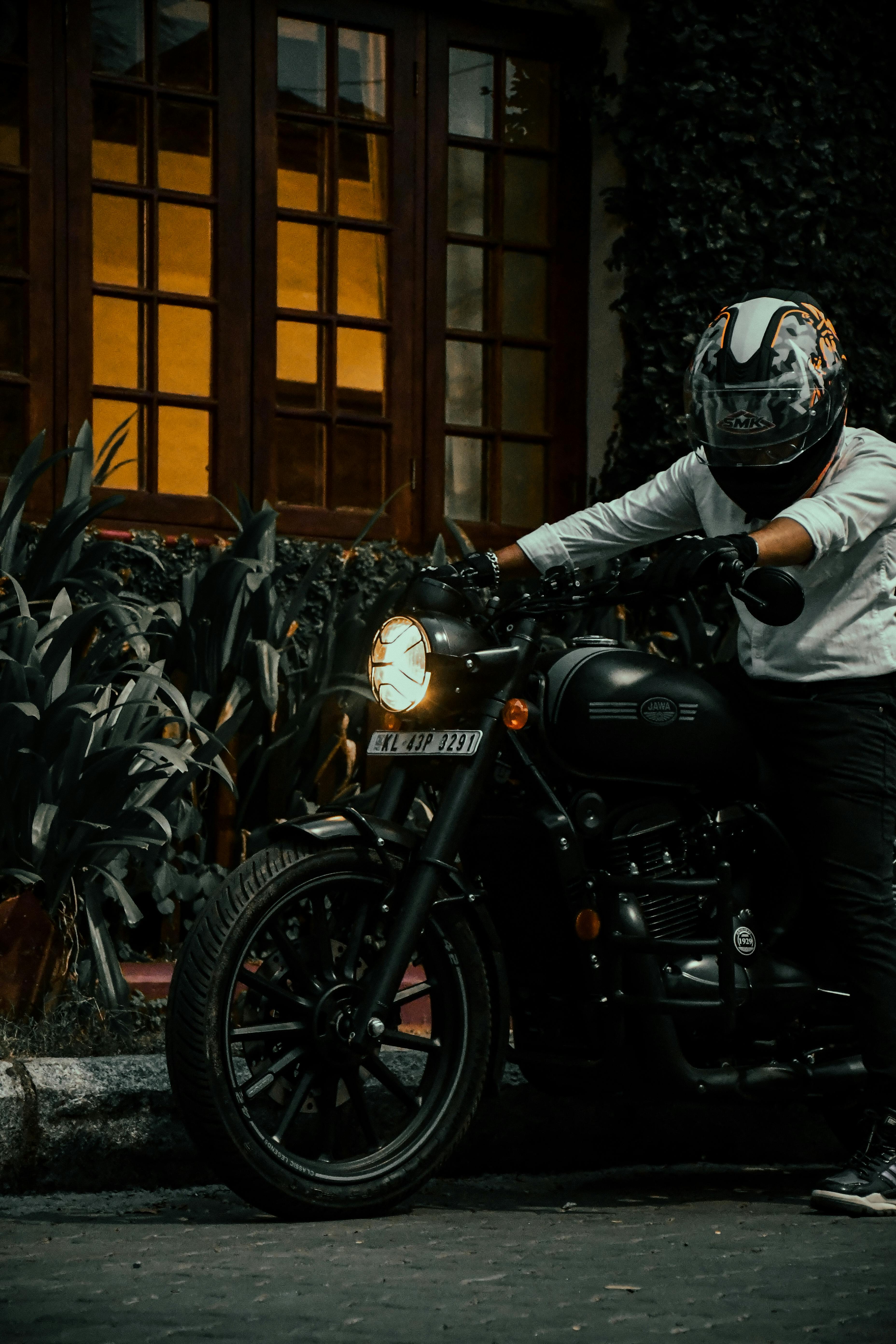 Man and Woman Riding on Motorcycle · Free Stock Photo