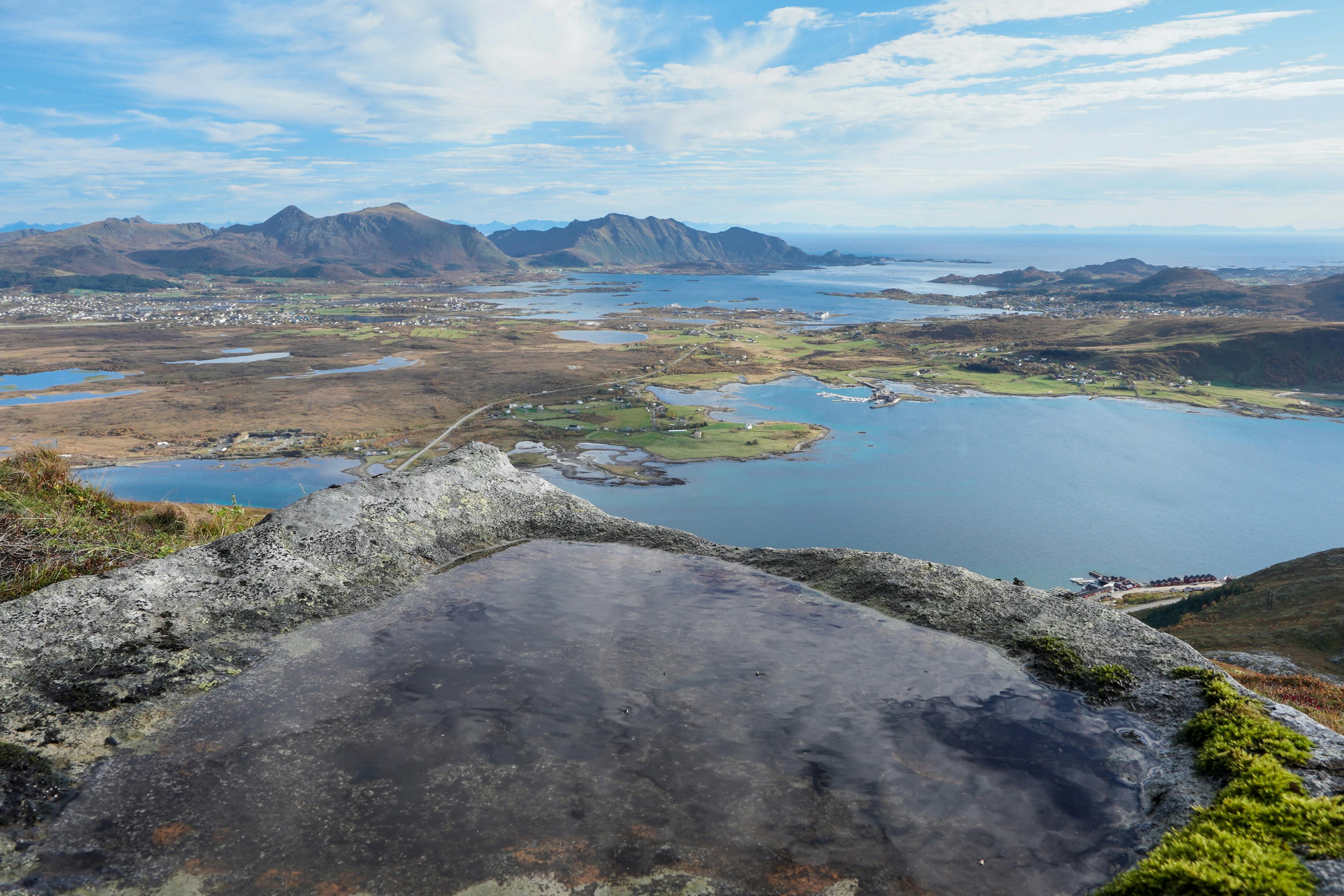 Volcano in Wild Nature Landscape with Water · Free Stock Photo