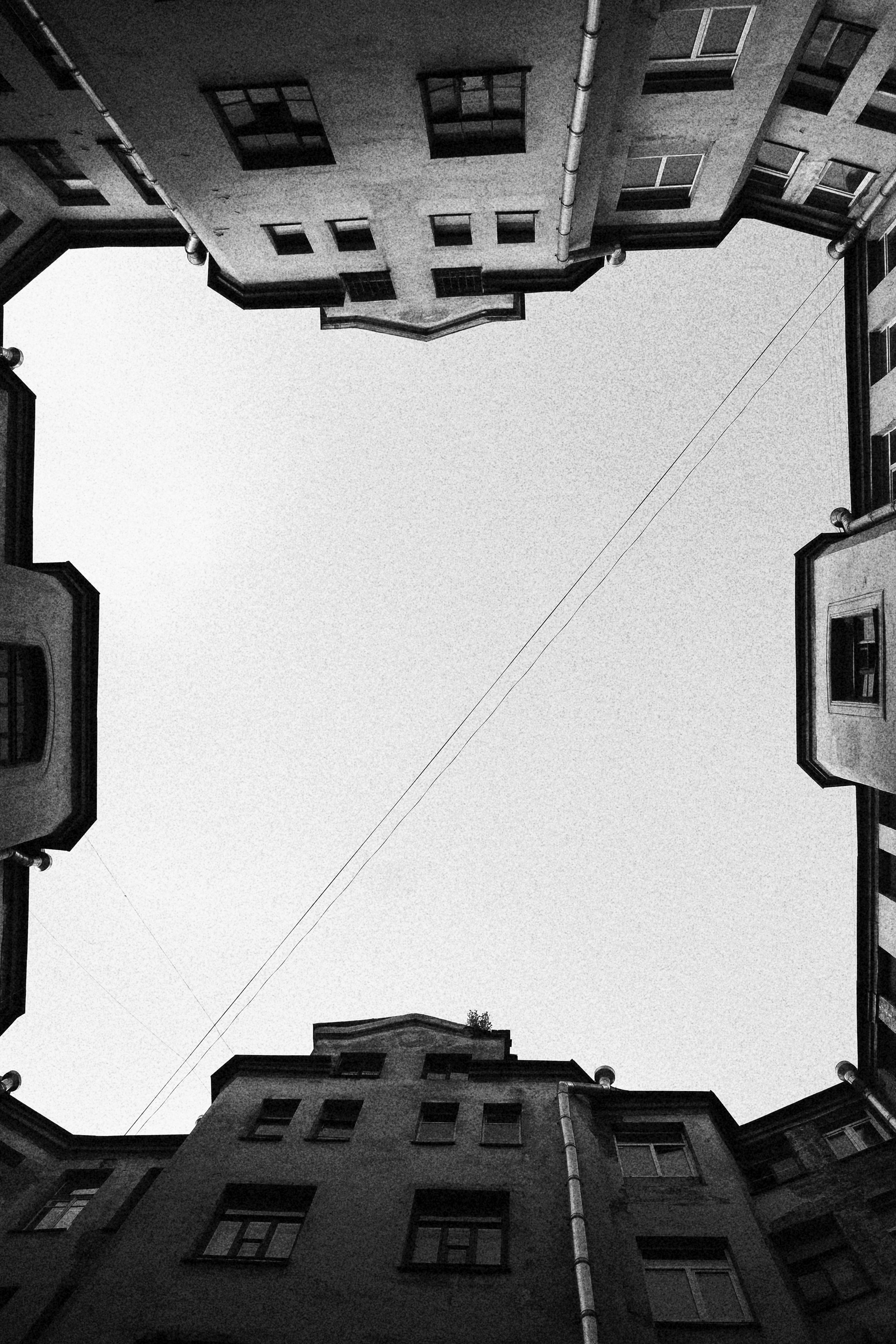 Black and White Photo of Buildings · Free Stock Photo