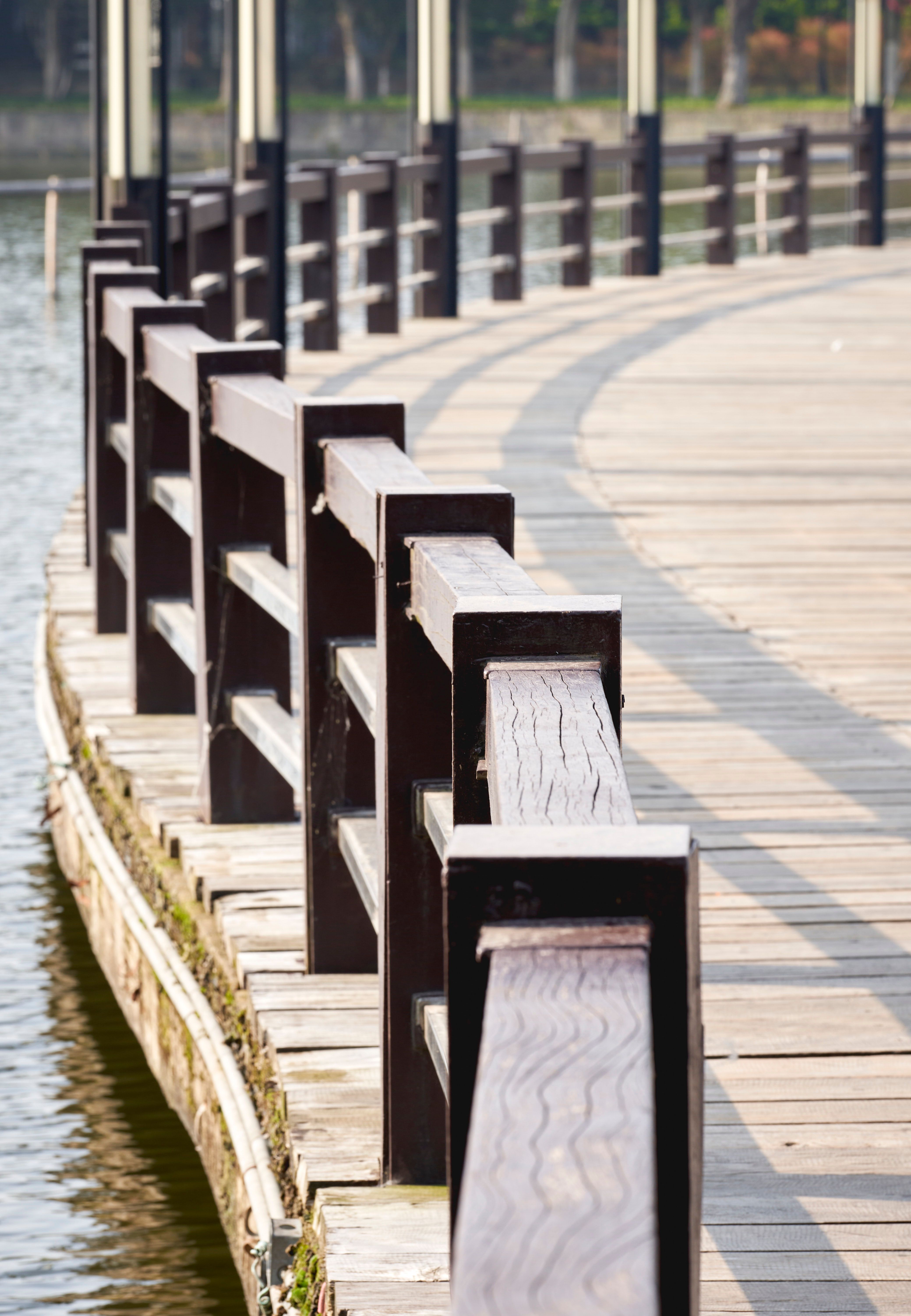 A Wooden Dock Near the Body of Water · Free Stock Photo