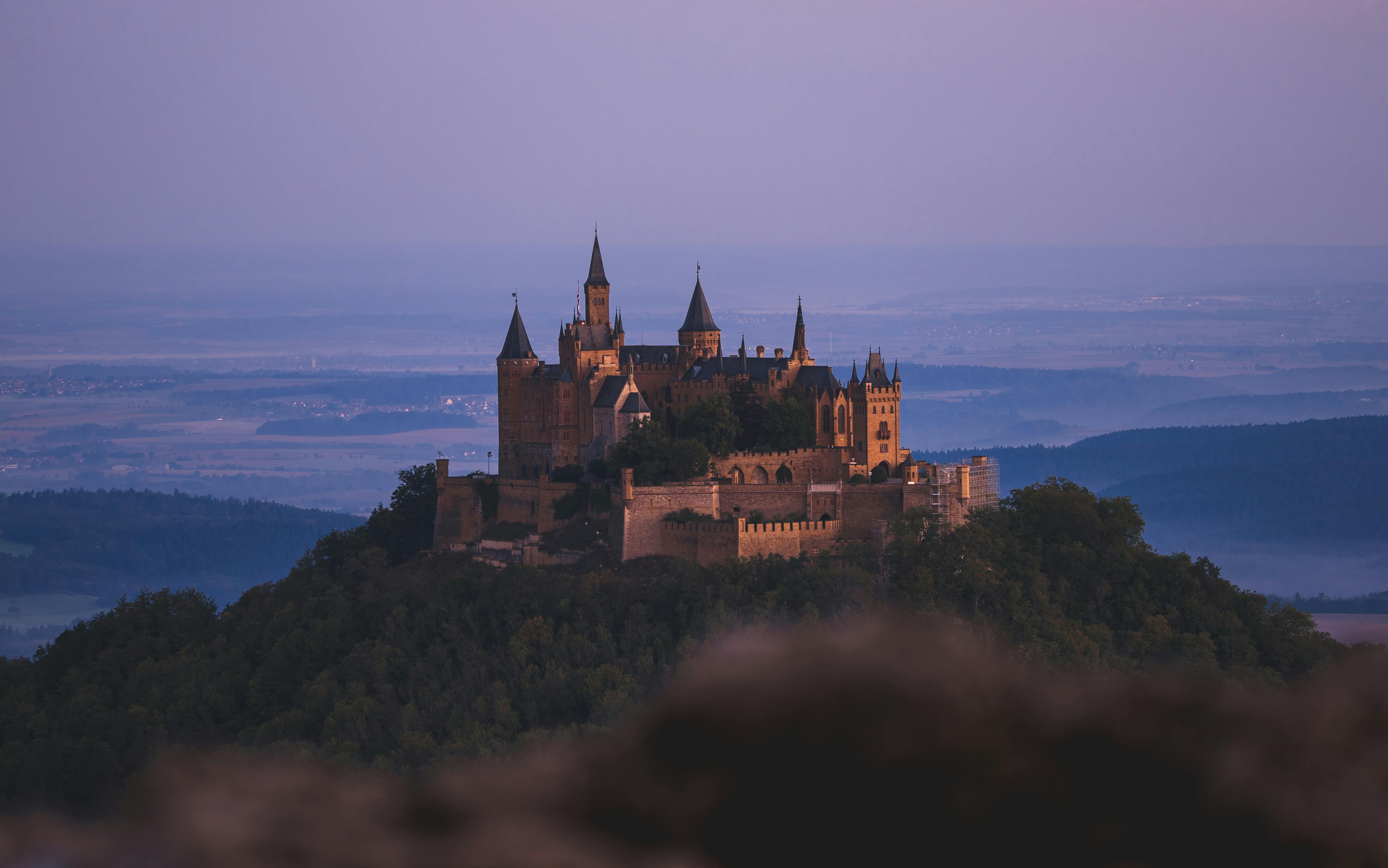 Gothic Castle on Mountain · Free Stock Photo