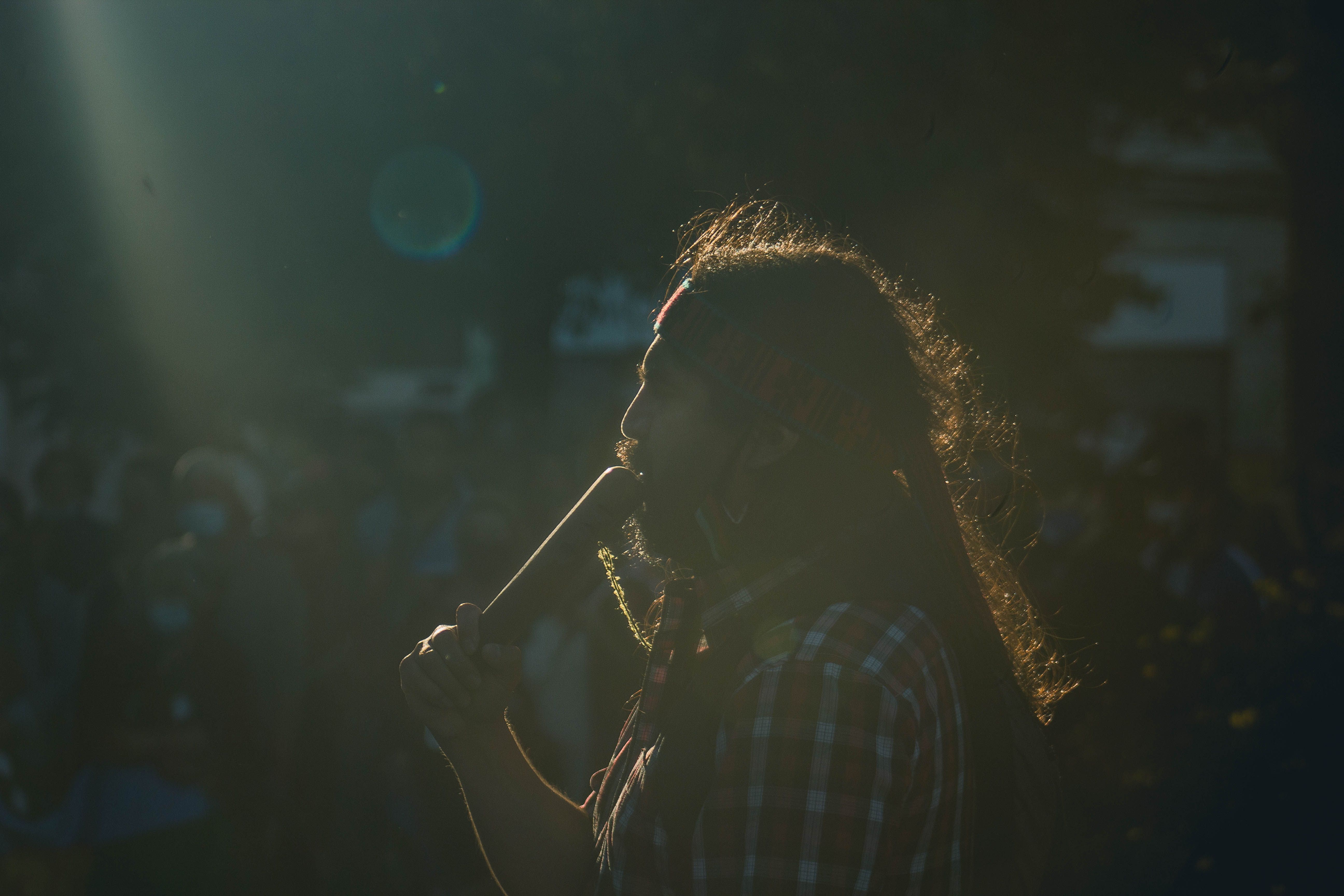A Woman with a Microphone · Free Stock Photo