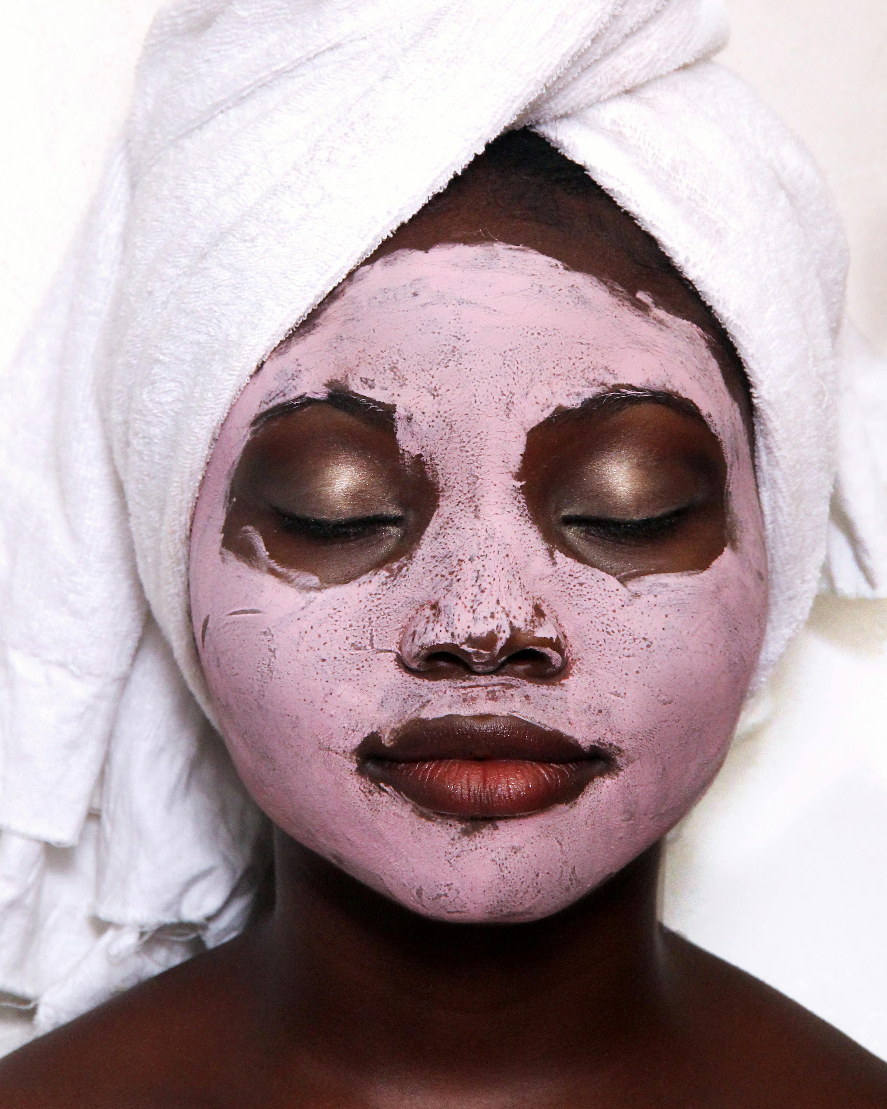 Woman With Pink Facial Mask · Free Stock Photo