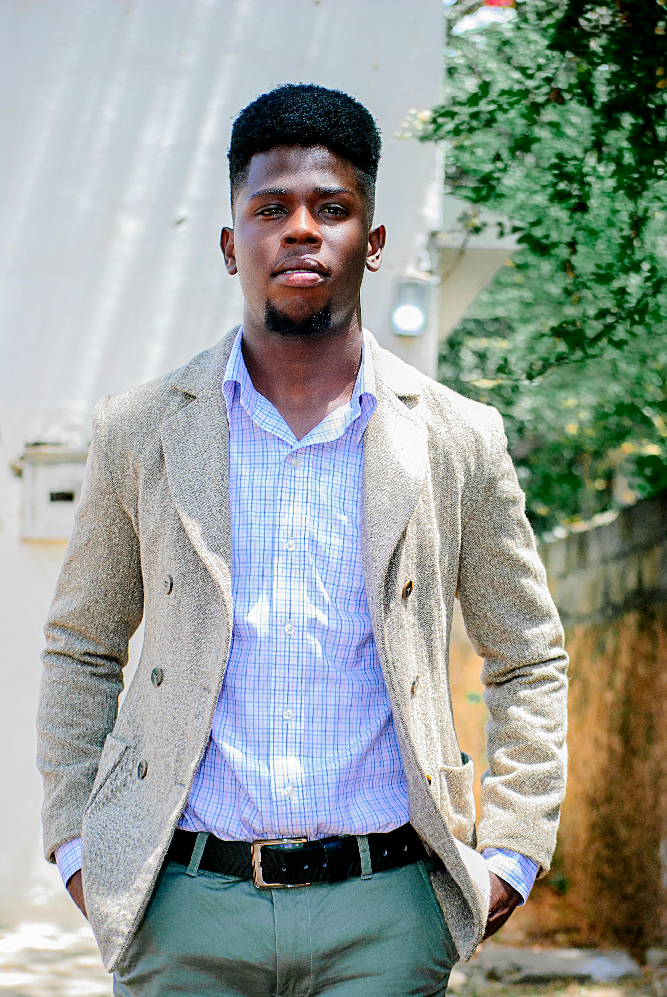 Man in Black Collared Top · Free Stock Photo