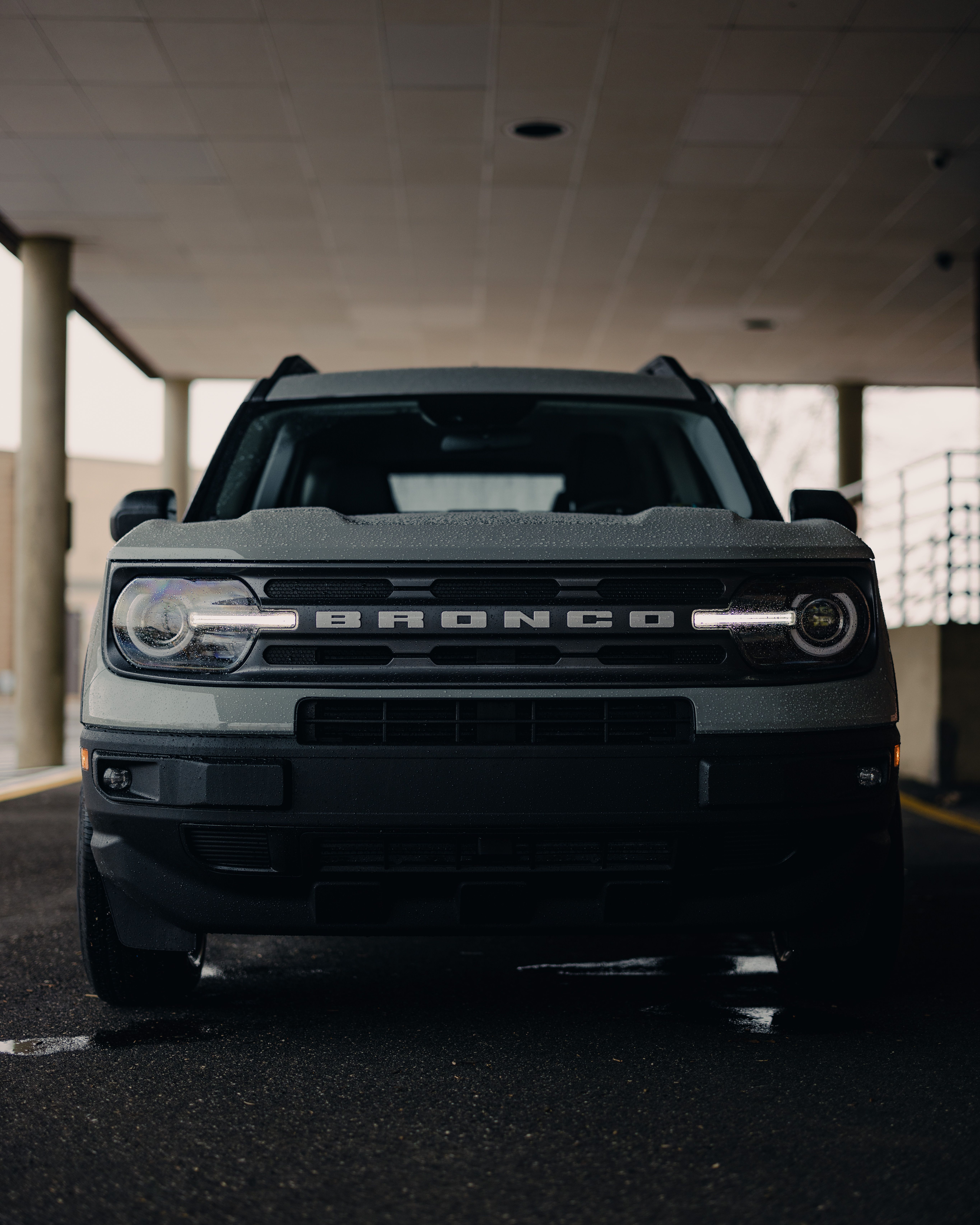 White Ford Bronco Sport in Garage · Free Stock Photo