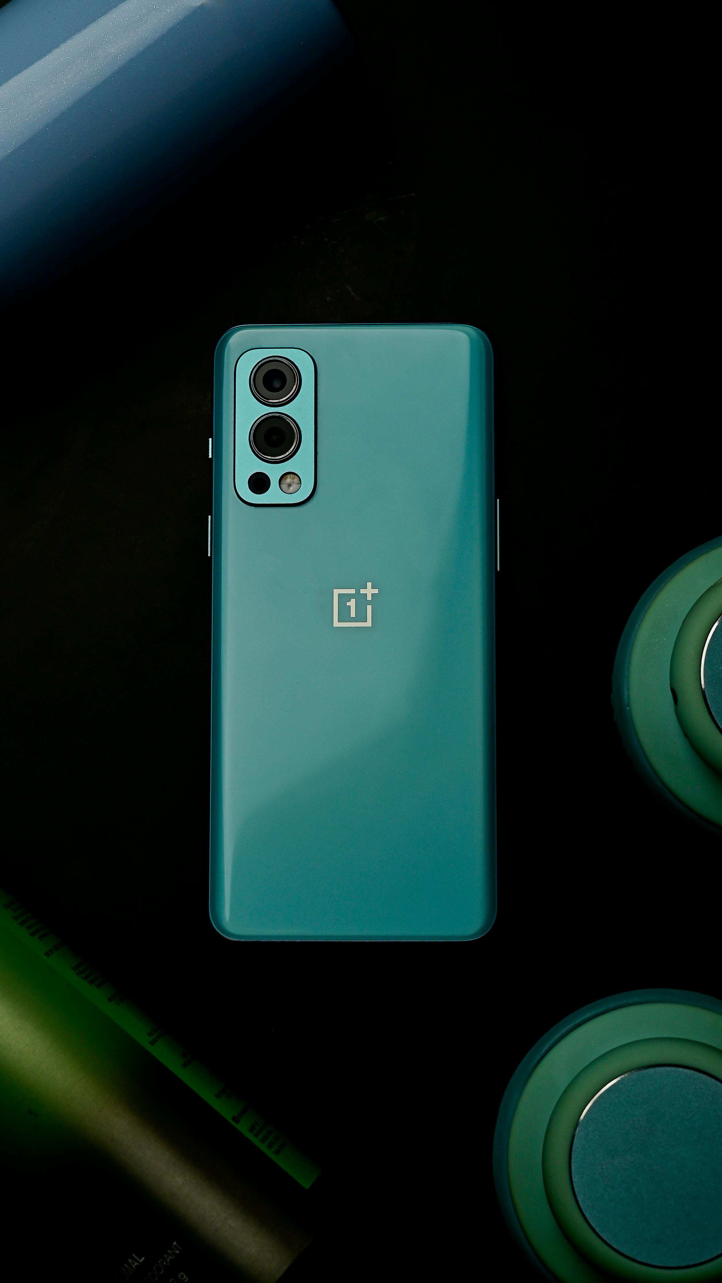 Photo of a Blue Phone · Free Stock Photo