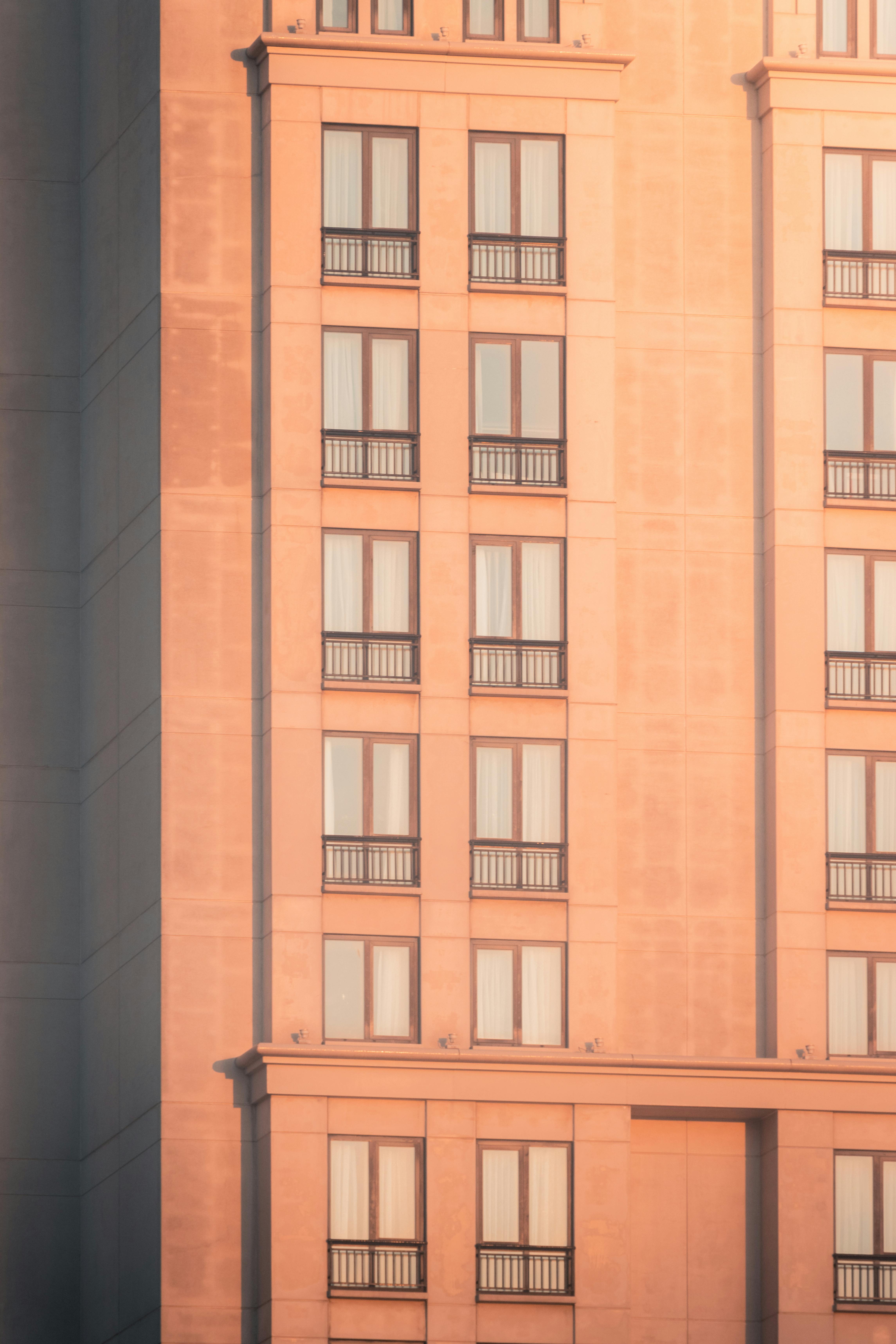 Windows on Building Facade · Free Stock Photo