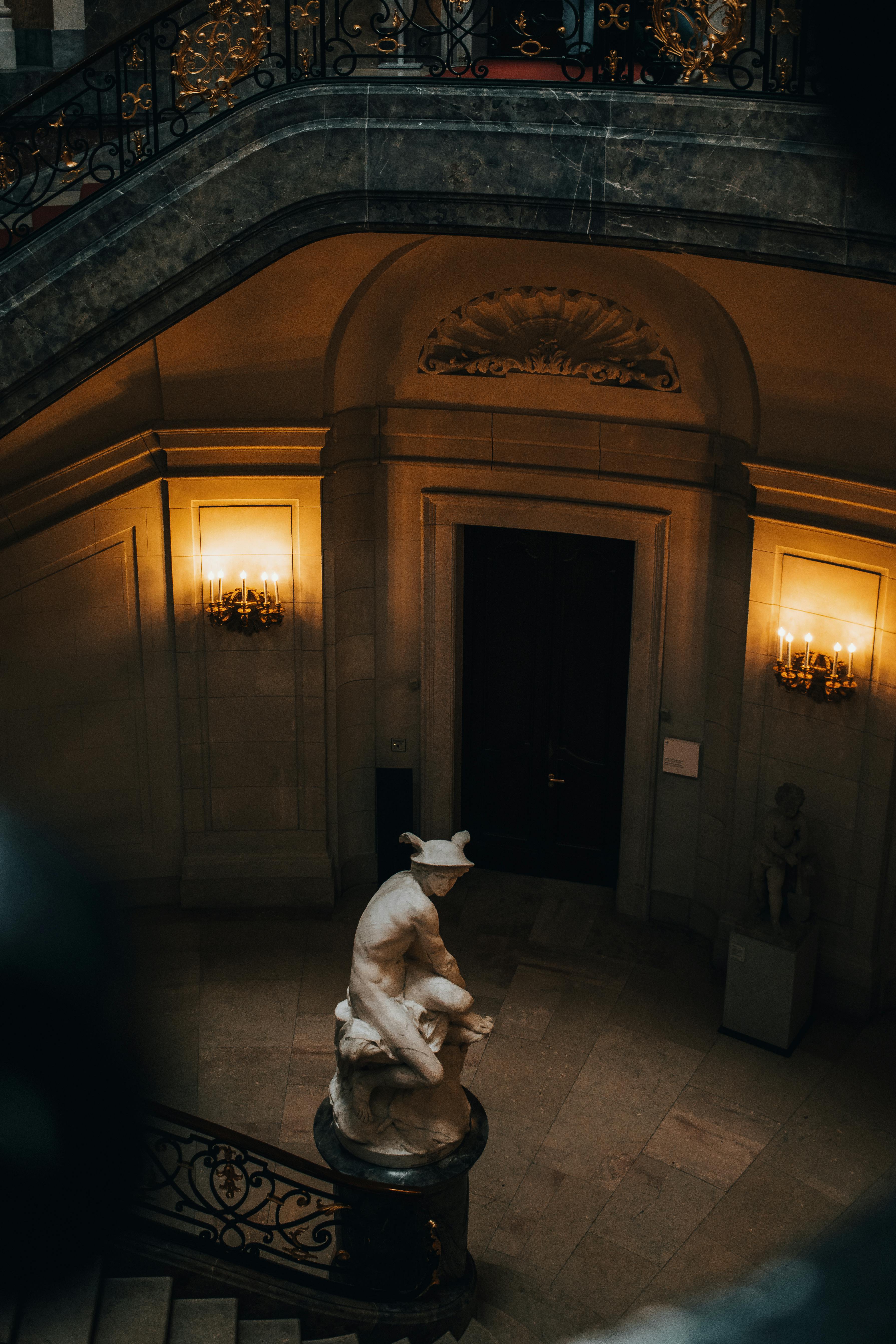 Broken Statue on the Concrete Stairs · Free Stock Photo