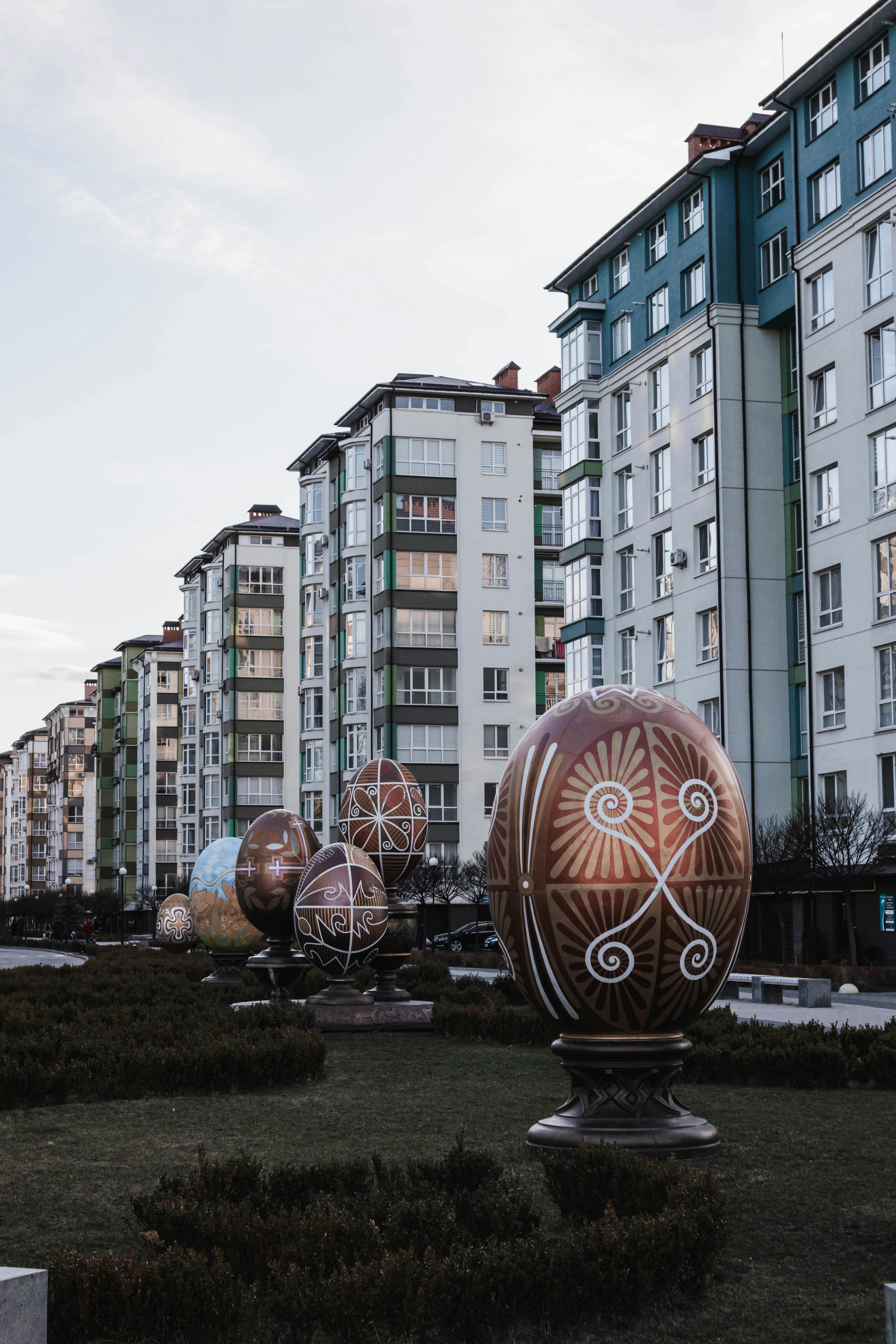 Easter Decorations outside Buildings · Free Stock Photo
