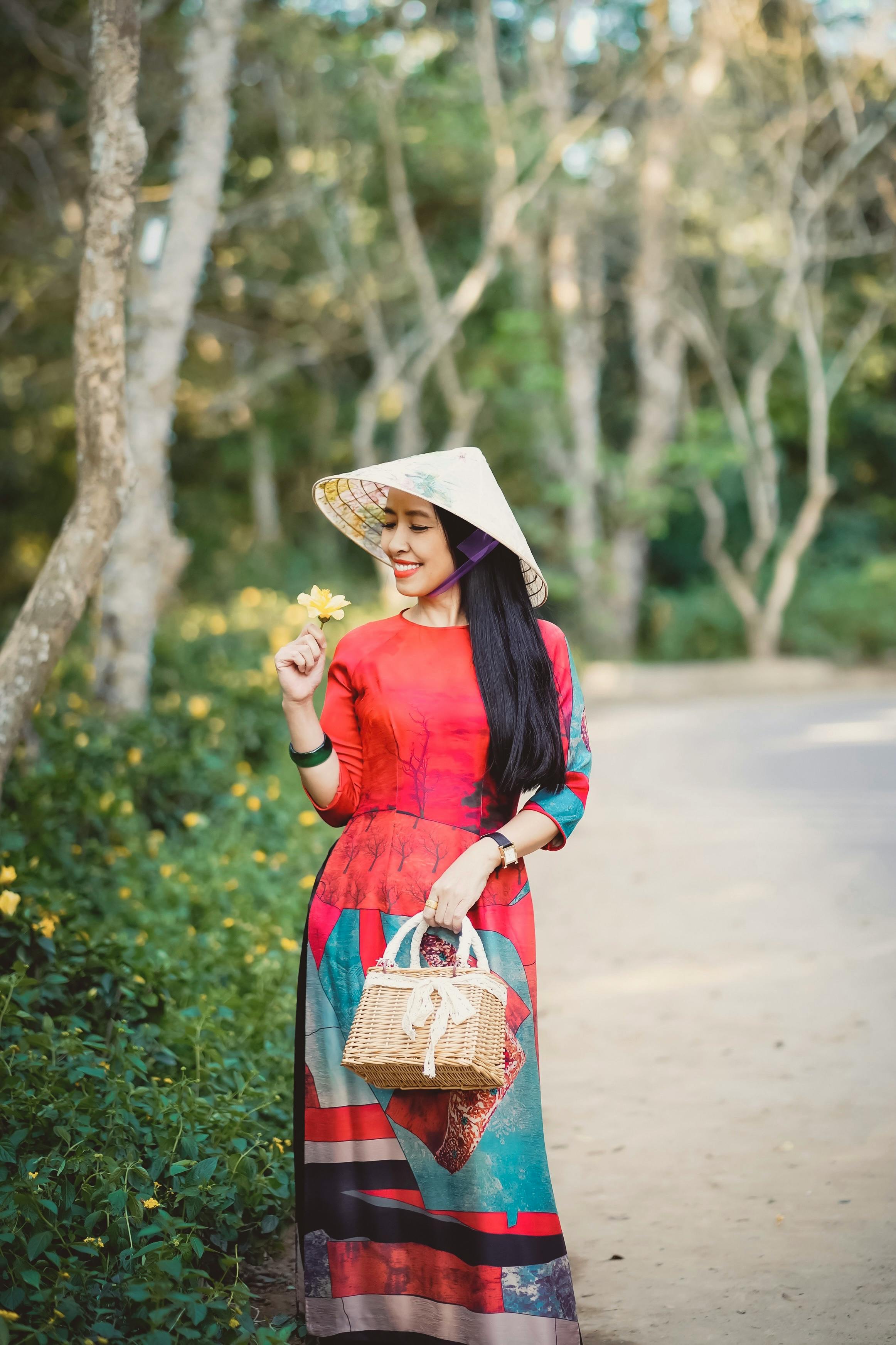 Portrait Of an Asian Woman Wearing Traditional Clothing · Free Stock Photo