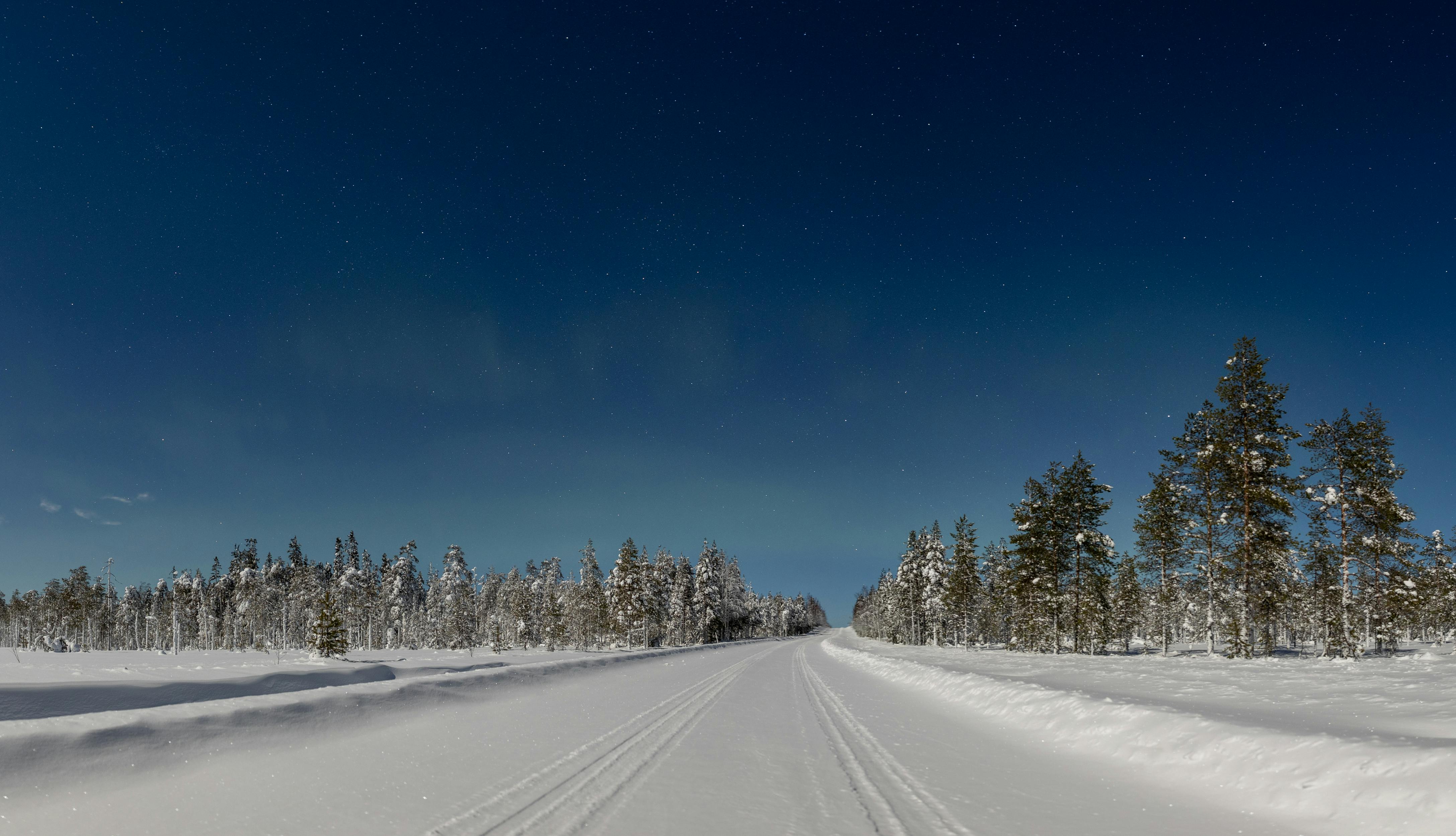 Snow Covered Road · Free Stock Photo