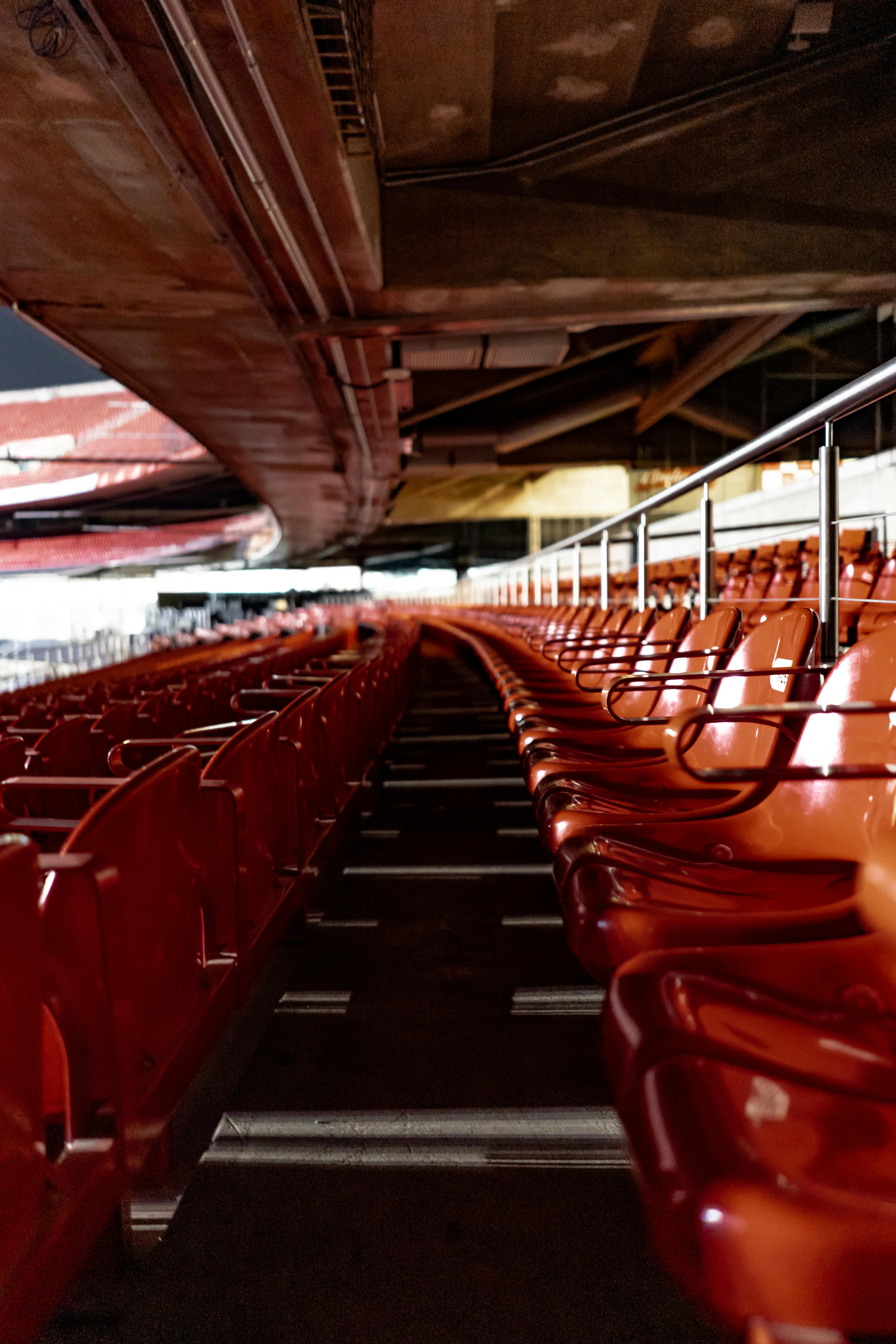 Red Seat at a Stadium · Free Stock Photo