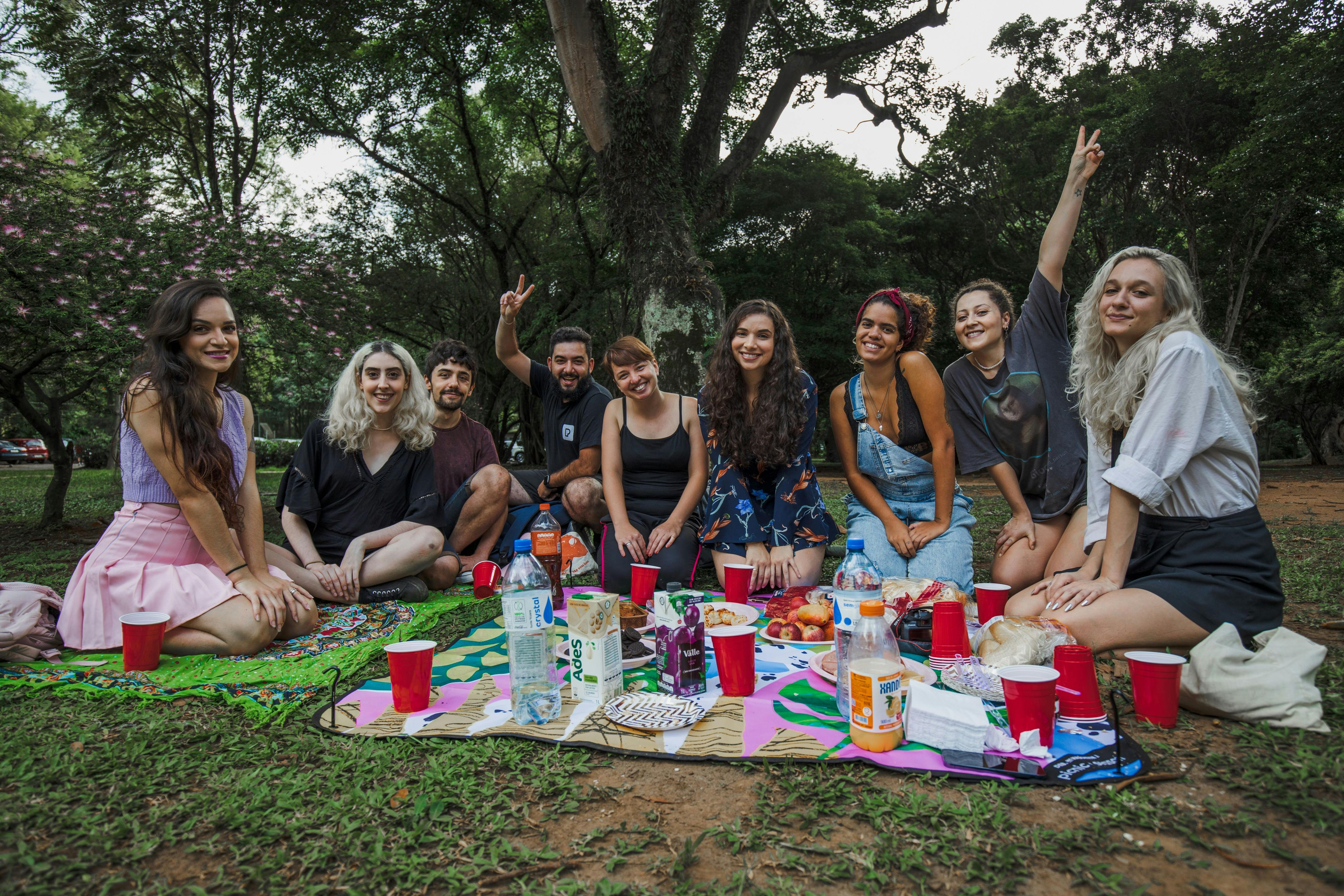 Group of Women Having a Picnic in a Park · Free Stock Photo