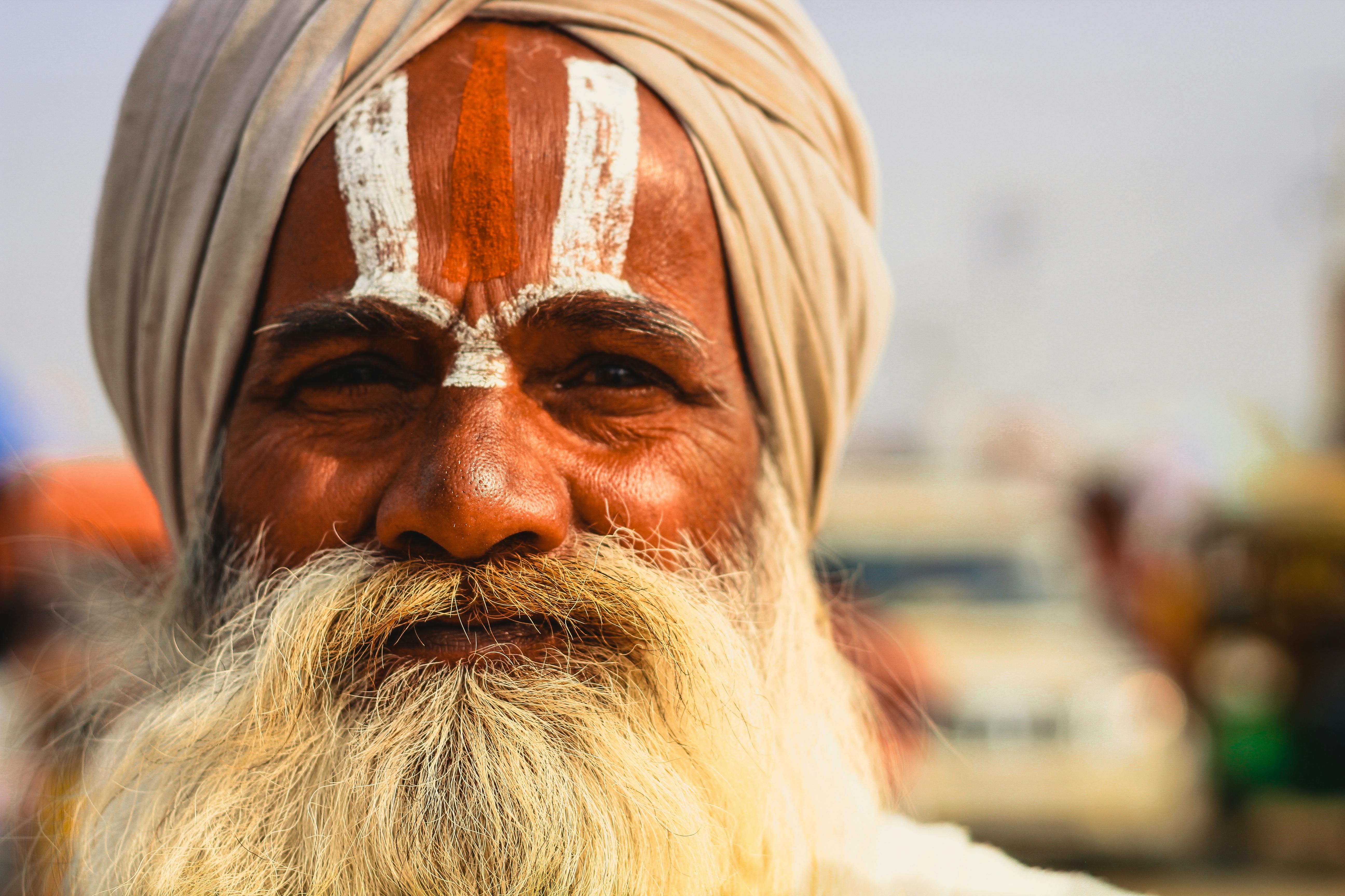 Senior Indian man in field · Free Stock Photo