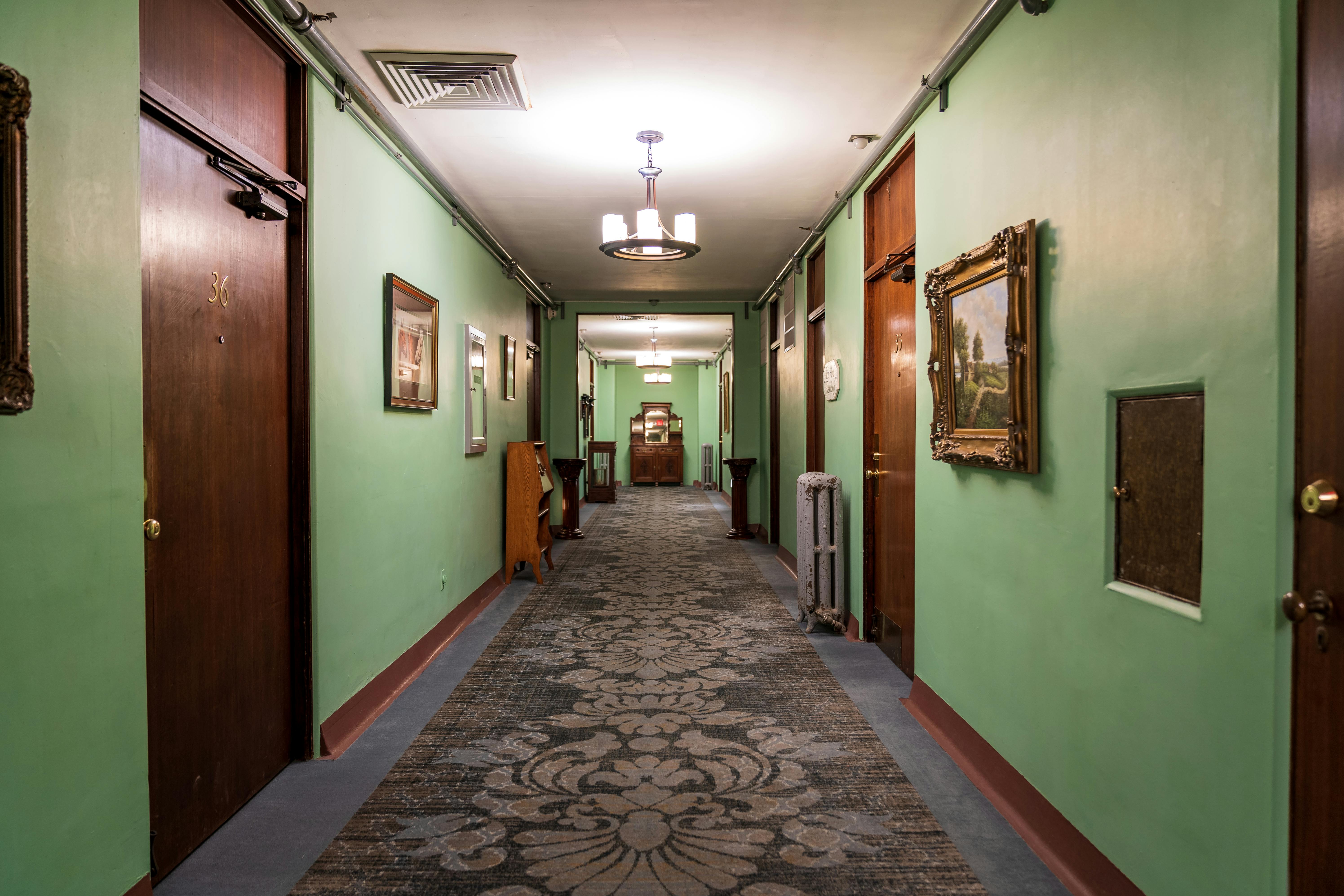Creepy Hotel Hallway · Free Stock Photo