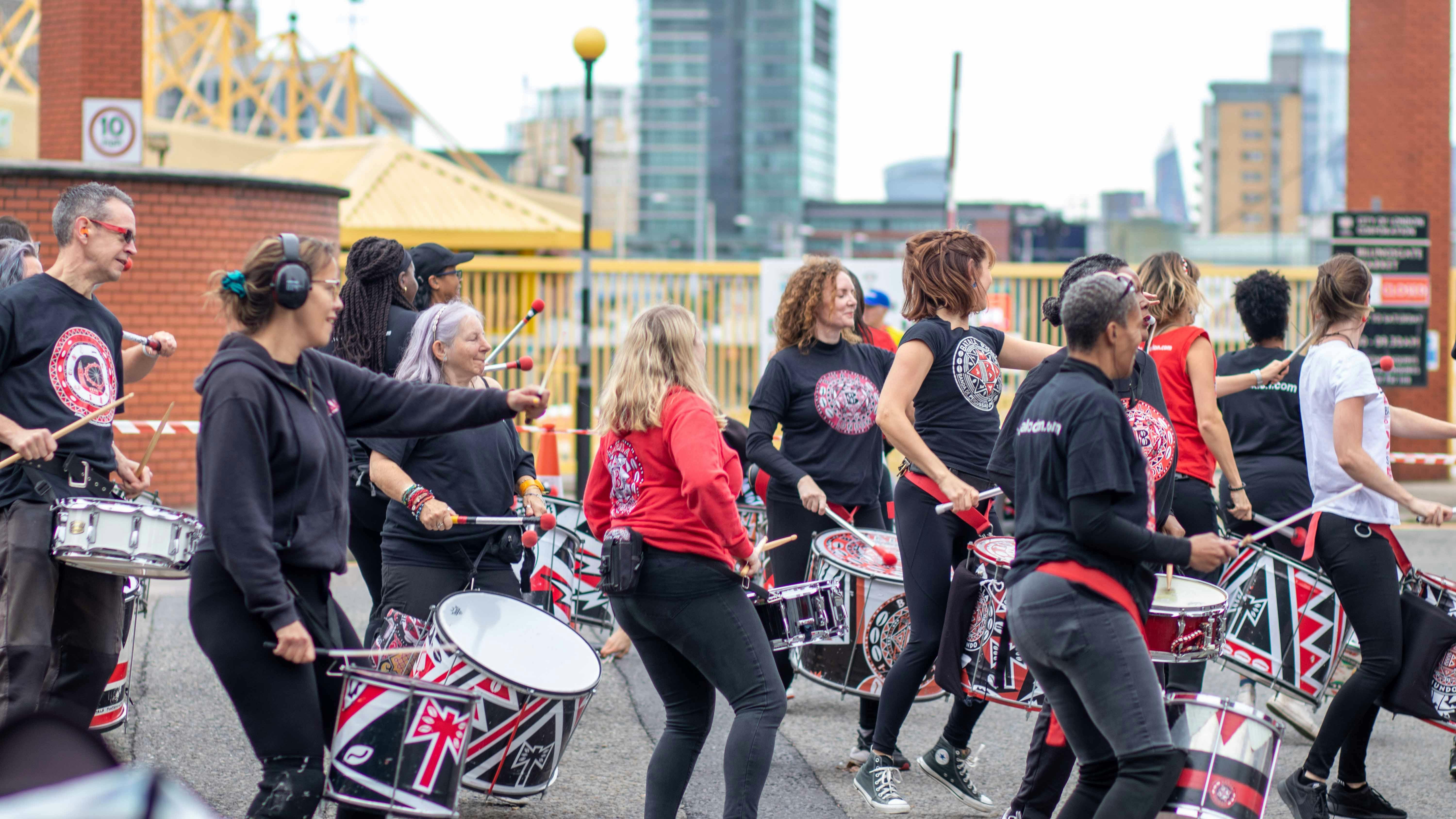 Traditional Parade on Street in Town · Free Stock Photo