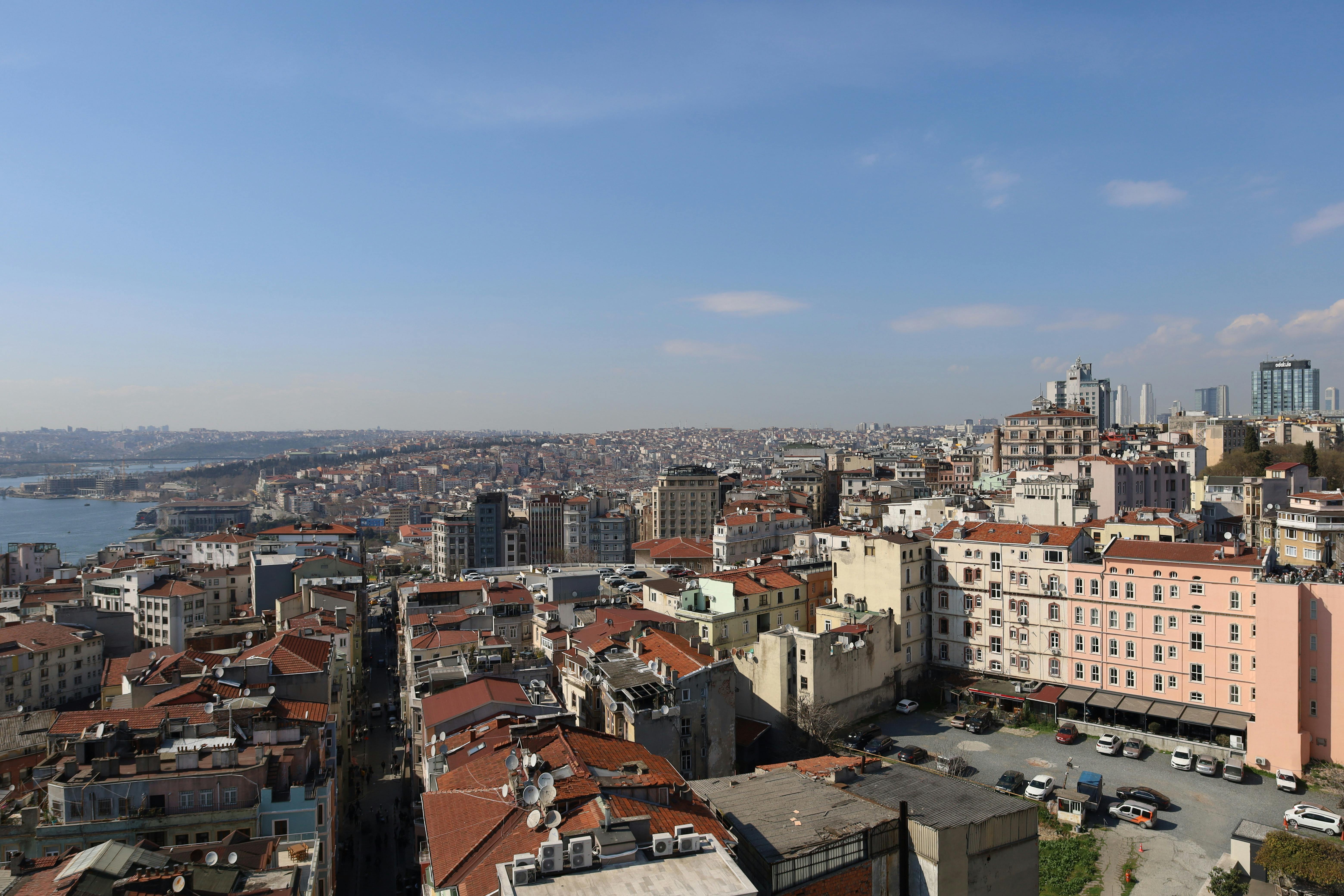 Aerial View of City Buildings · Free Stock Photo